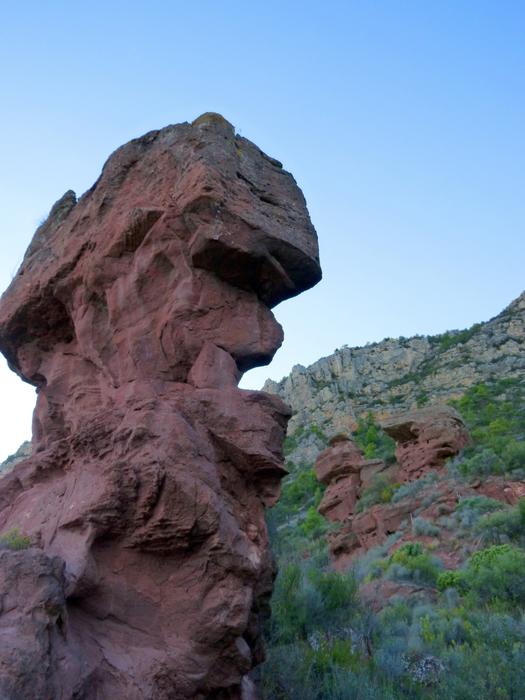 Red Rock Sandstone Head Shape free image download