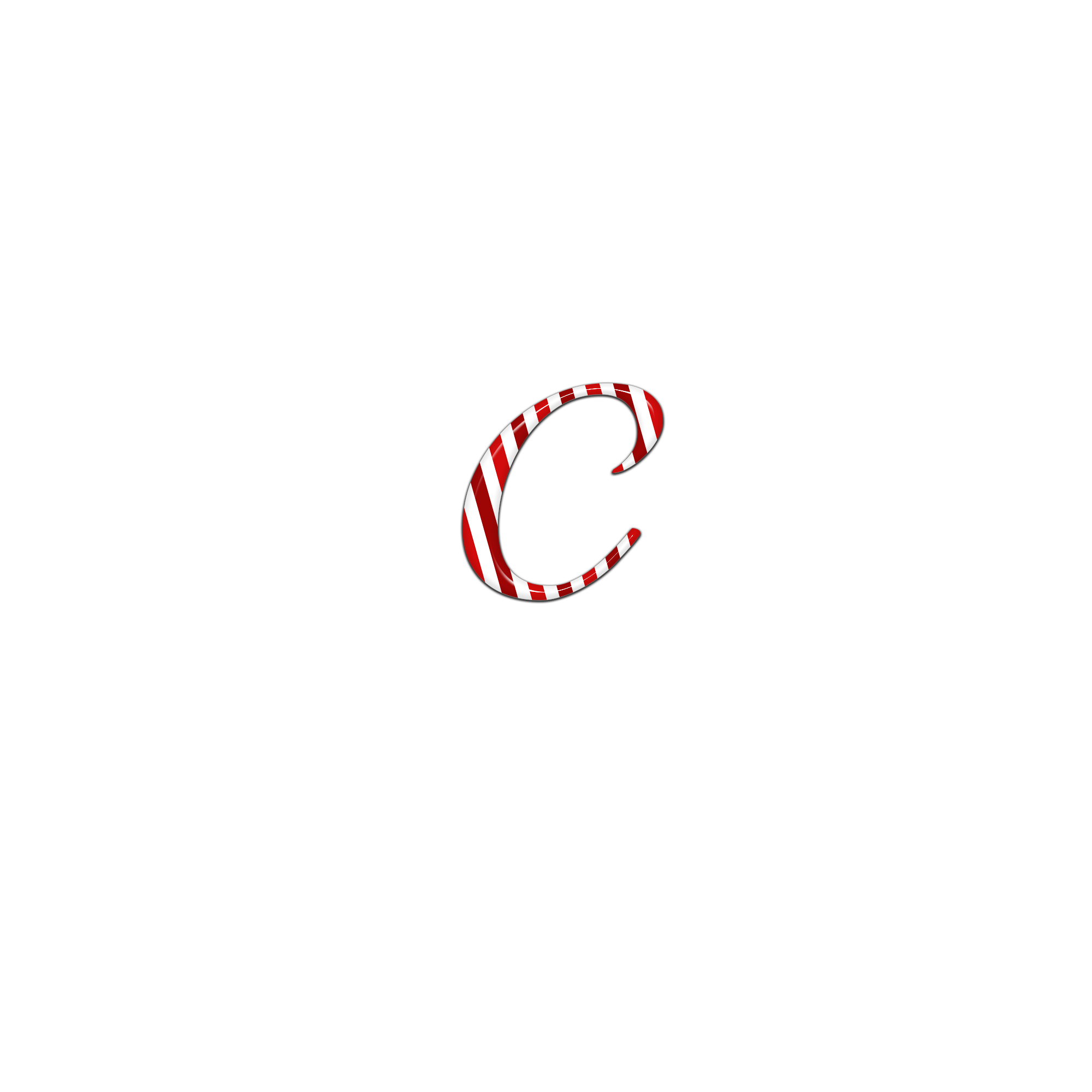 Alphabet c letter candycane candy free image download