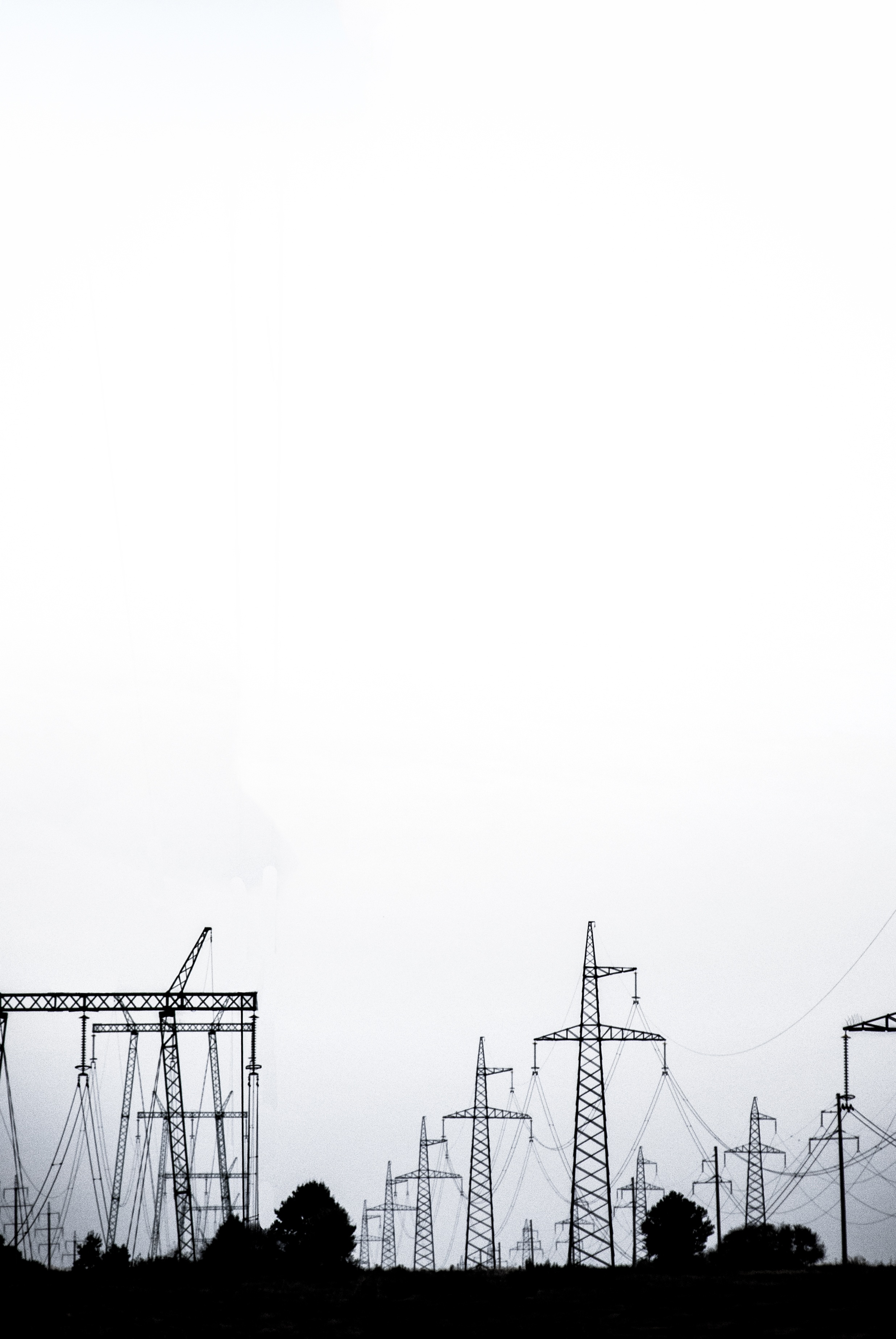 Strom Kabel Schwarz-Weiß Foto free image download