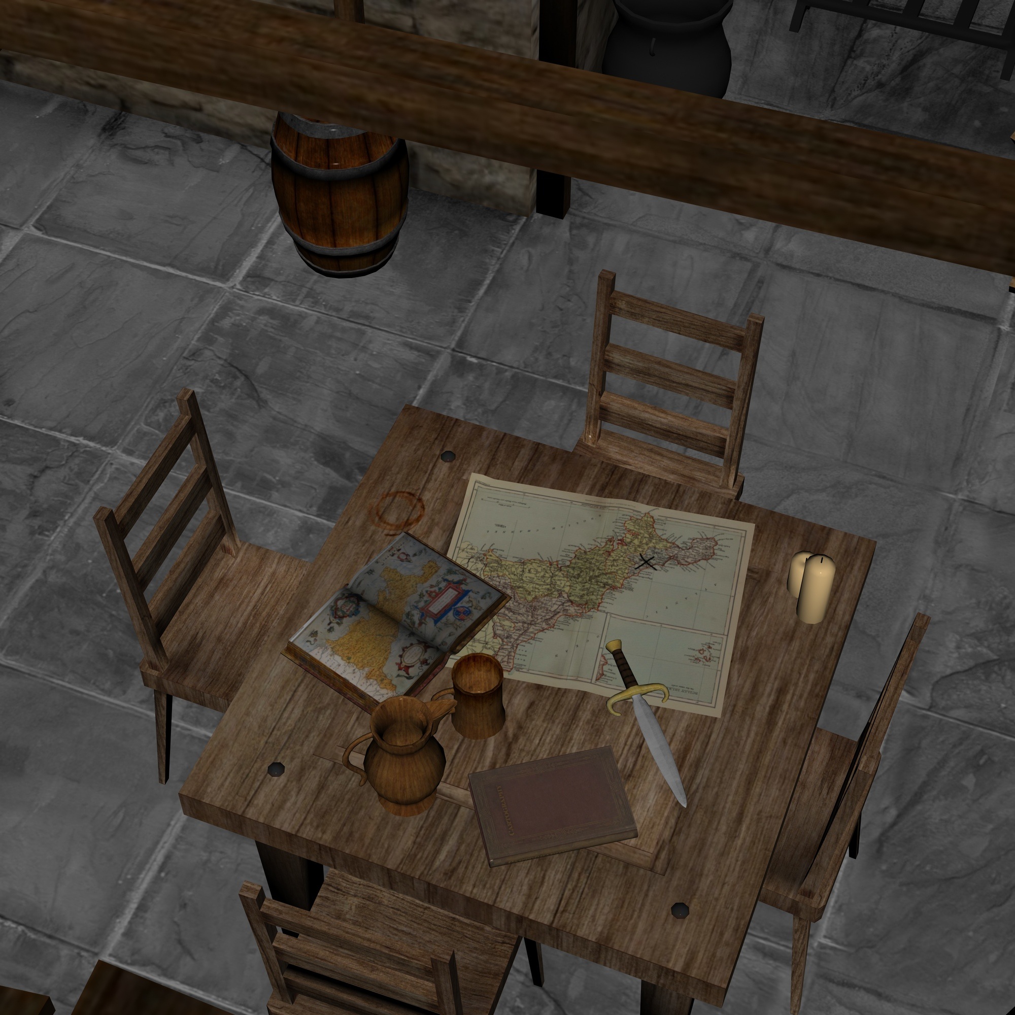 Map raiders nest middle ages table free image download