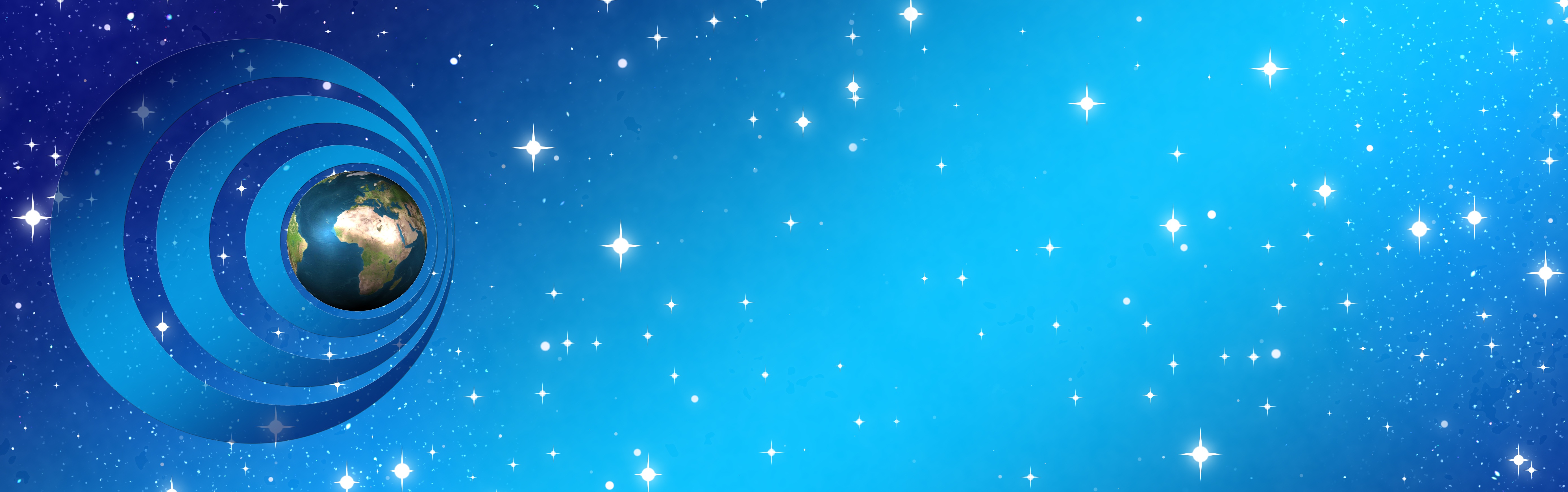 Banner header star circle globe free image download