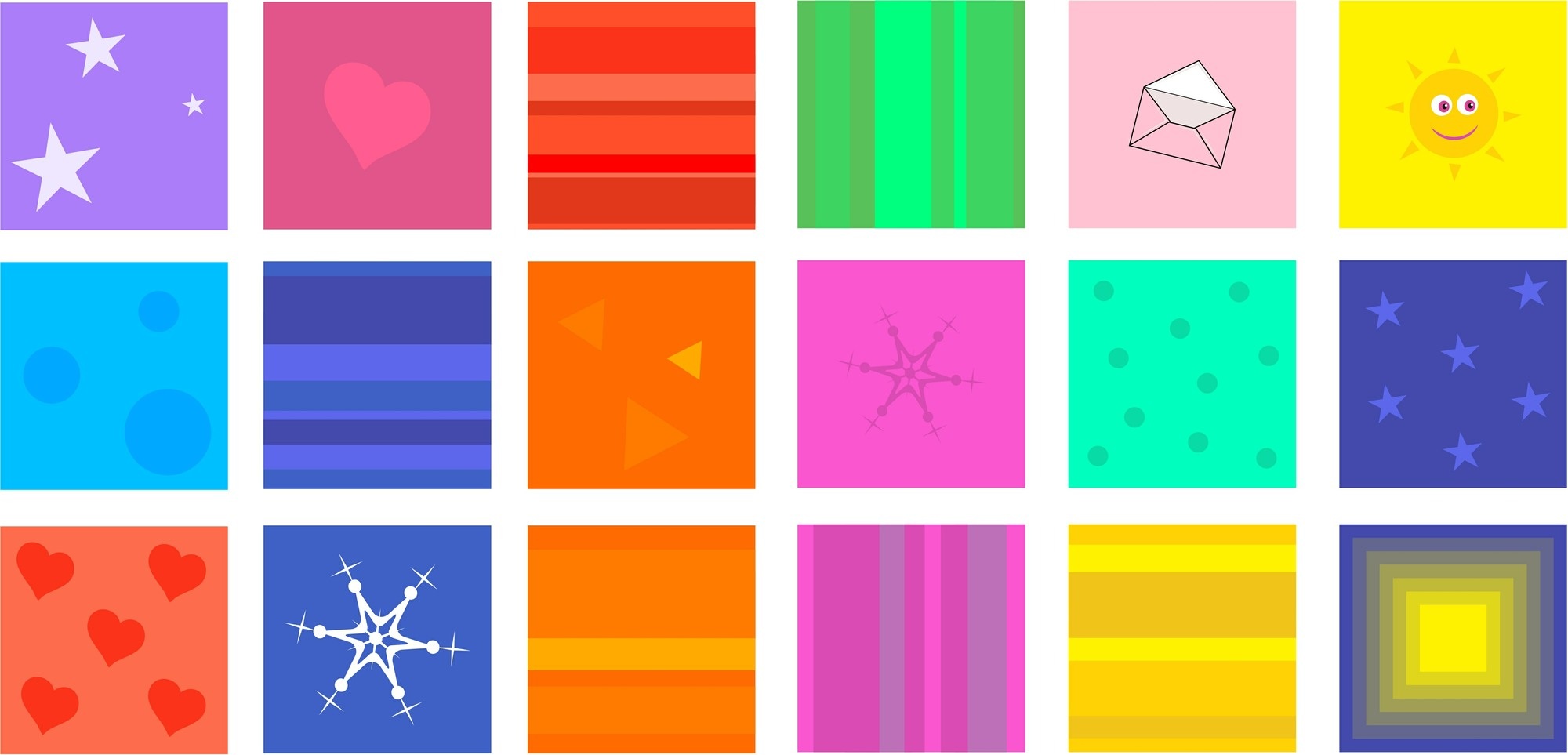 Icons shapes squares set free image download