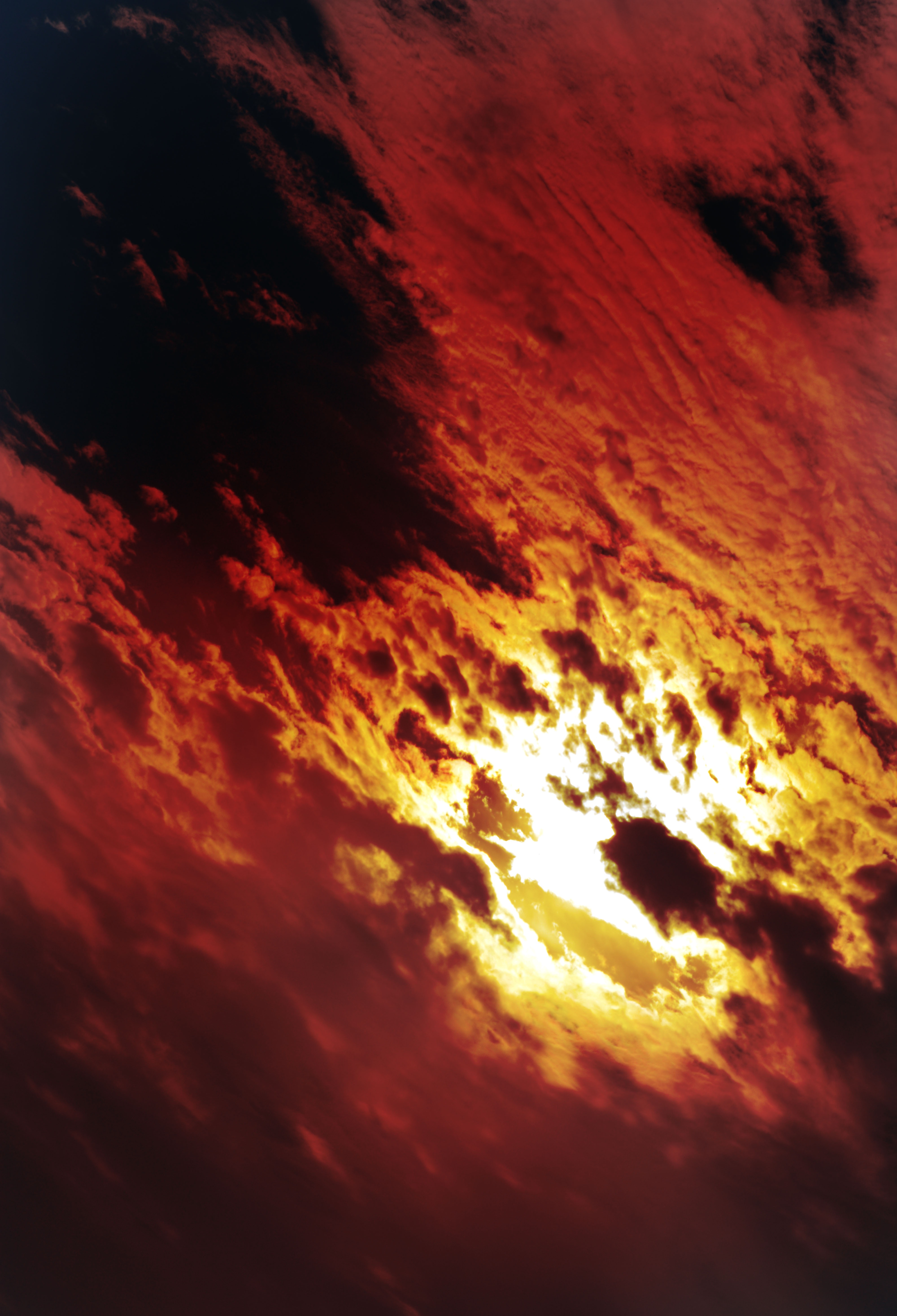 Sky Fire Cloudy free image download
