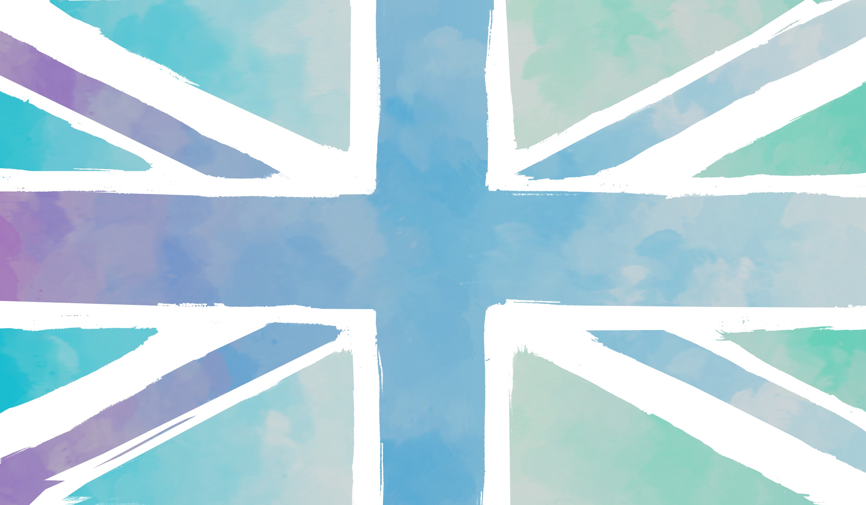 British flag drawing in blue tints free image download