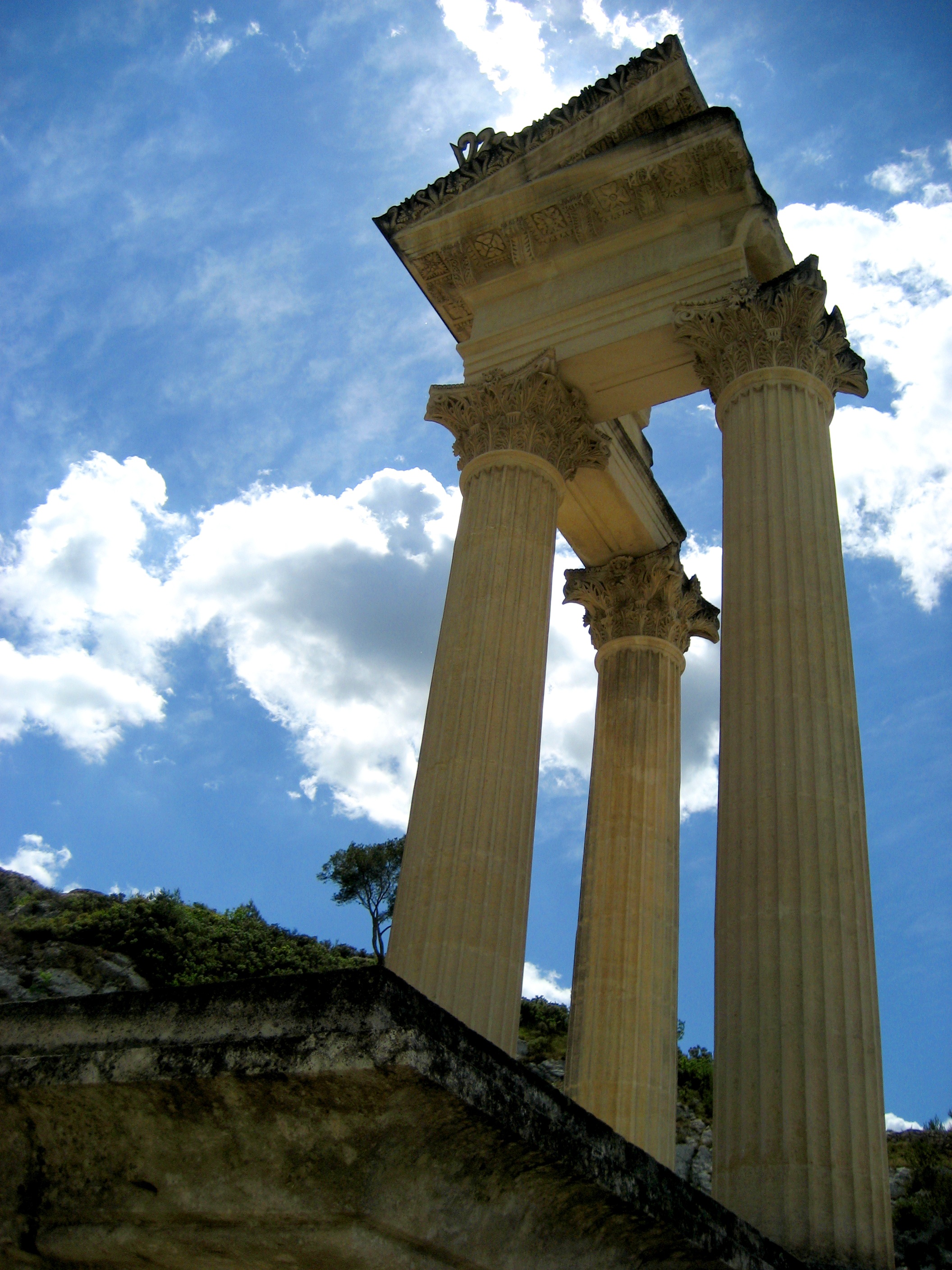 Glanum Columns Corinthian free image download