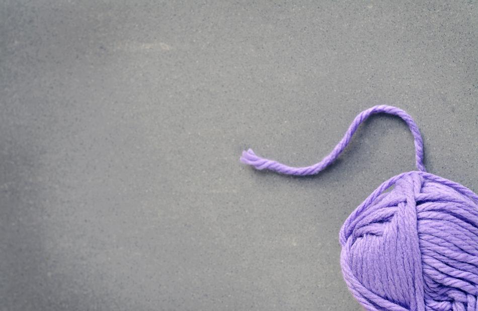 Wool Purple Color Knitting free image download