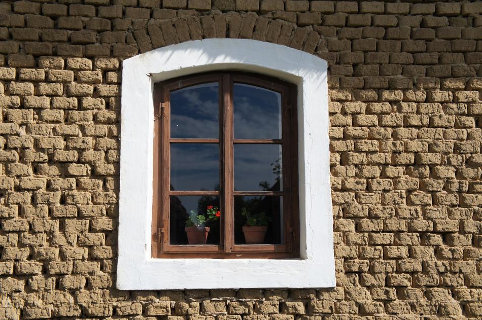 Window Bricks The Countryside free image download