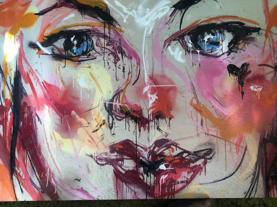 Face painting abstract graffiti free image download