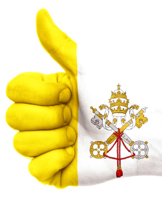 Vatican flag hand national fingers free image download