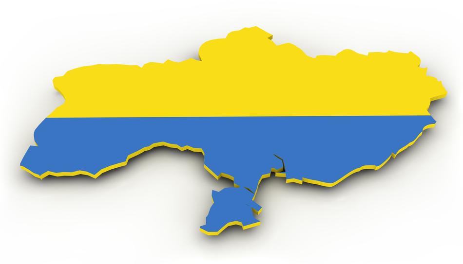 Ukraine without crimea map free image download