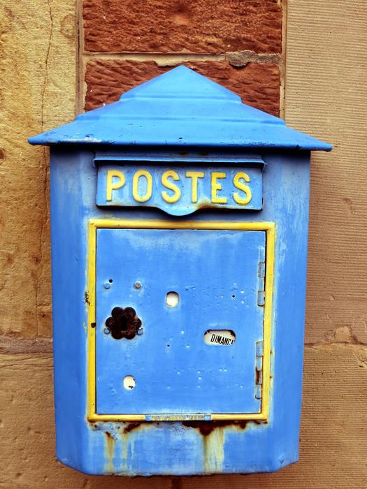 Mailbox Old Blue free image download