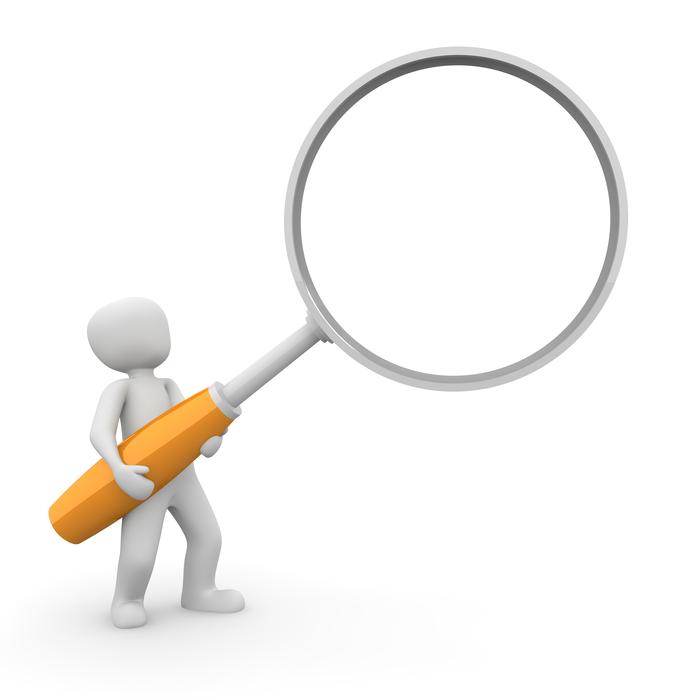 Magnifying glass search to find free image download