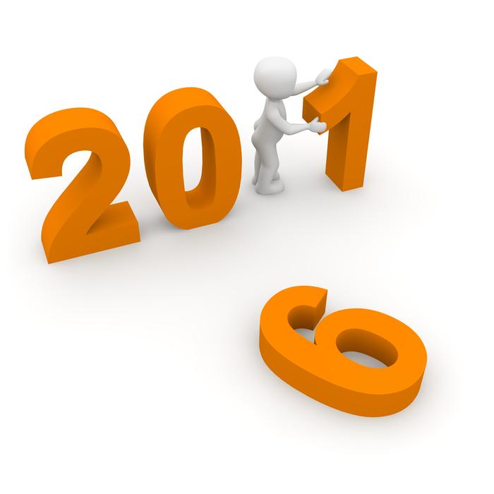 New year s eve turn of the year 2016 free image download