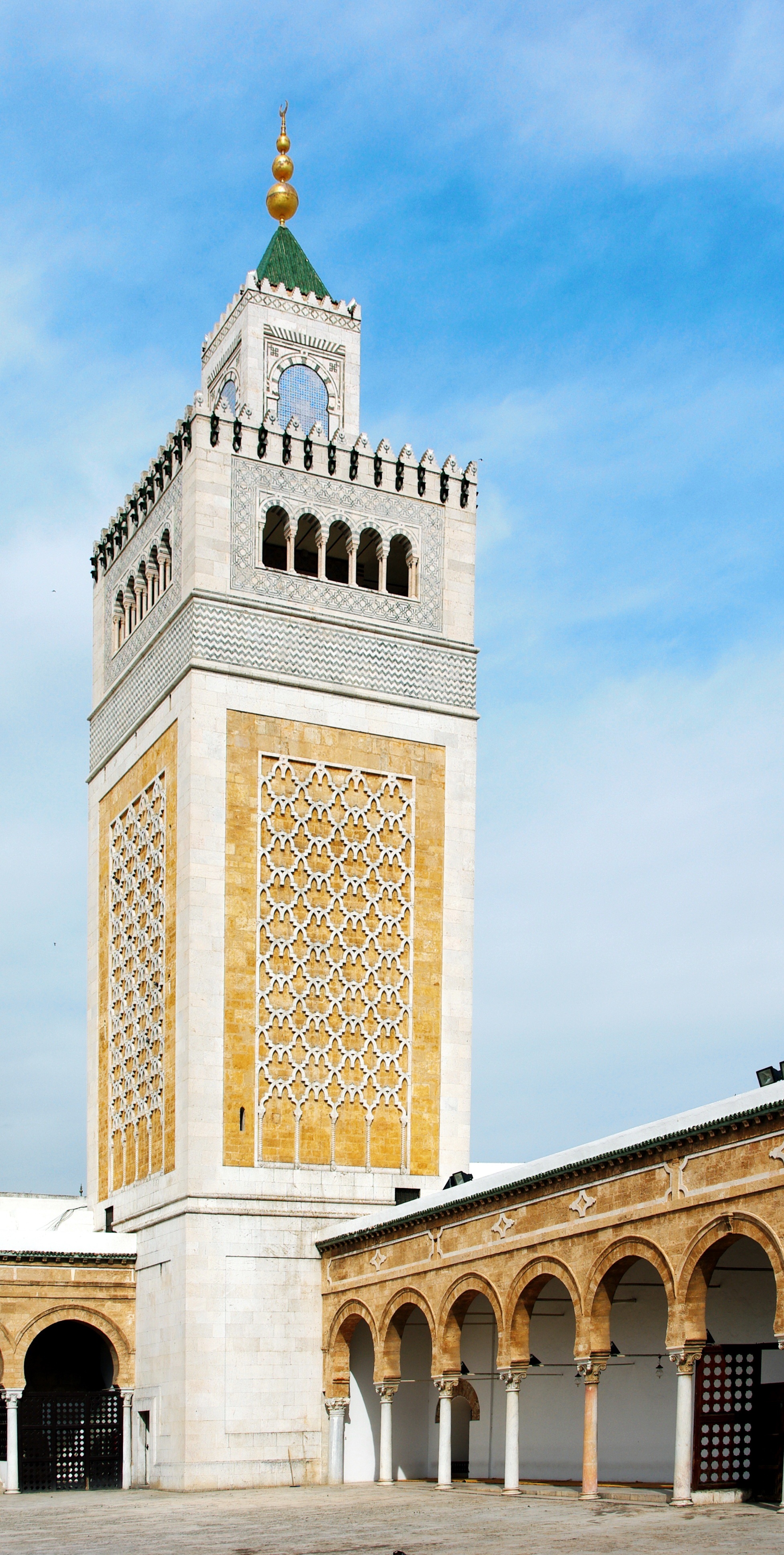 Tunis Great Mosque Minaret free image download
