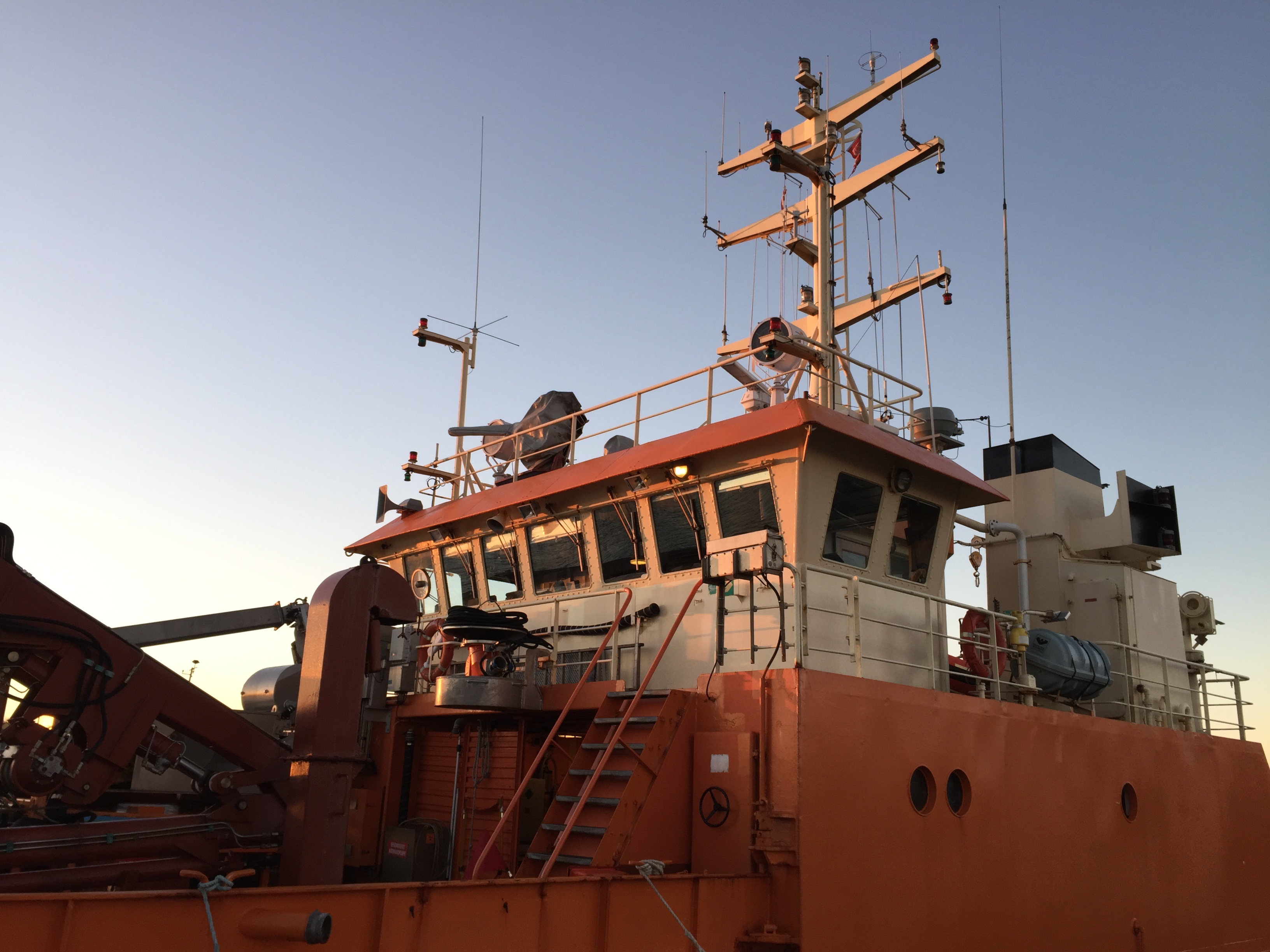 Ship Port Morning free image download