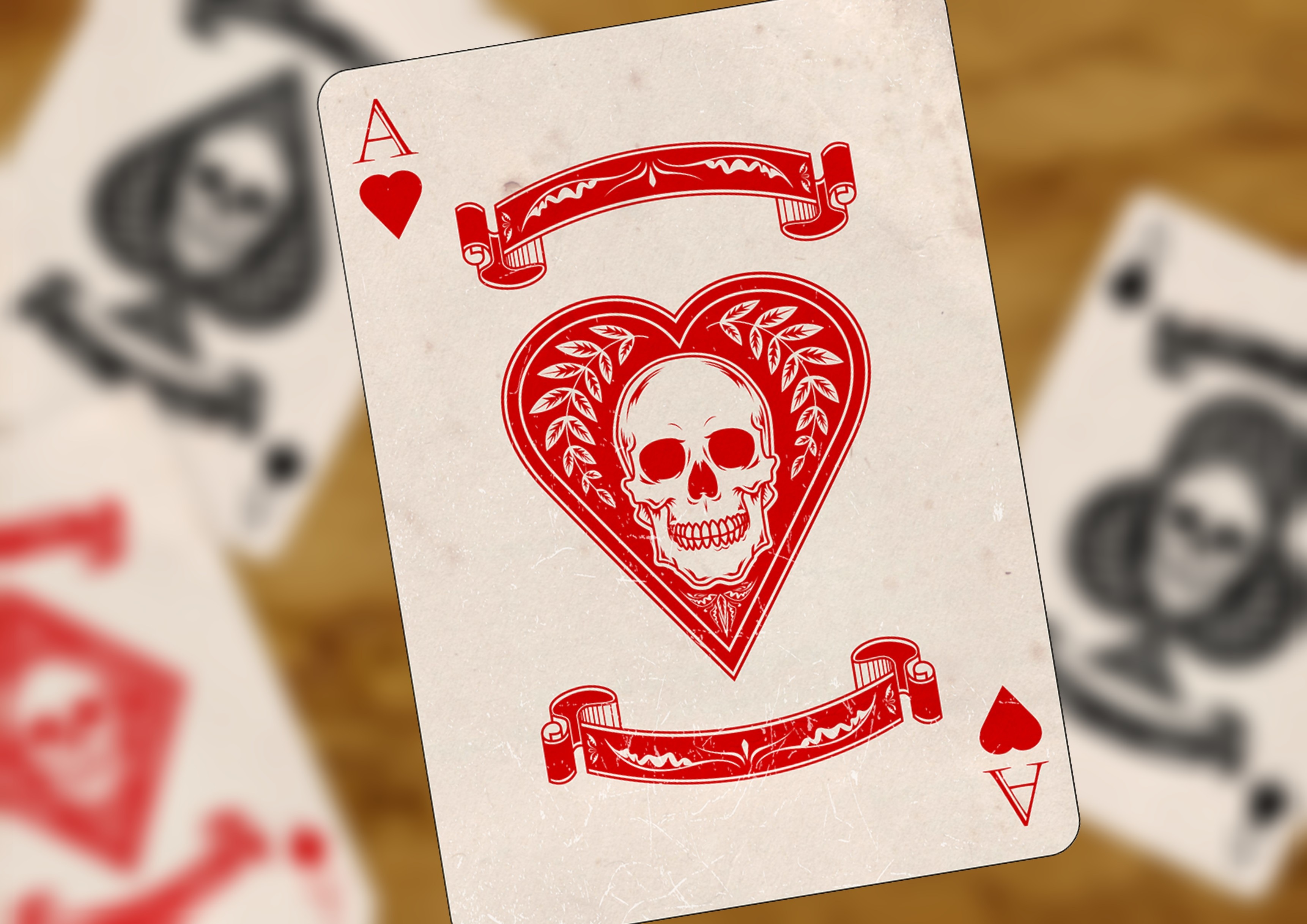 Playing Cards Ace Heart free image download