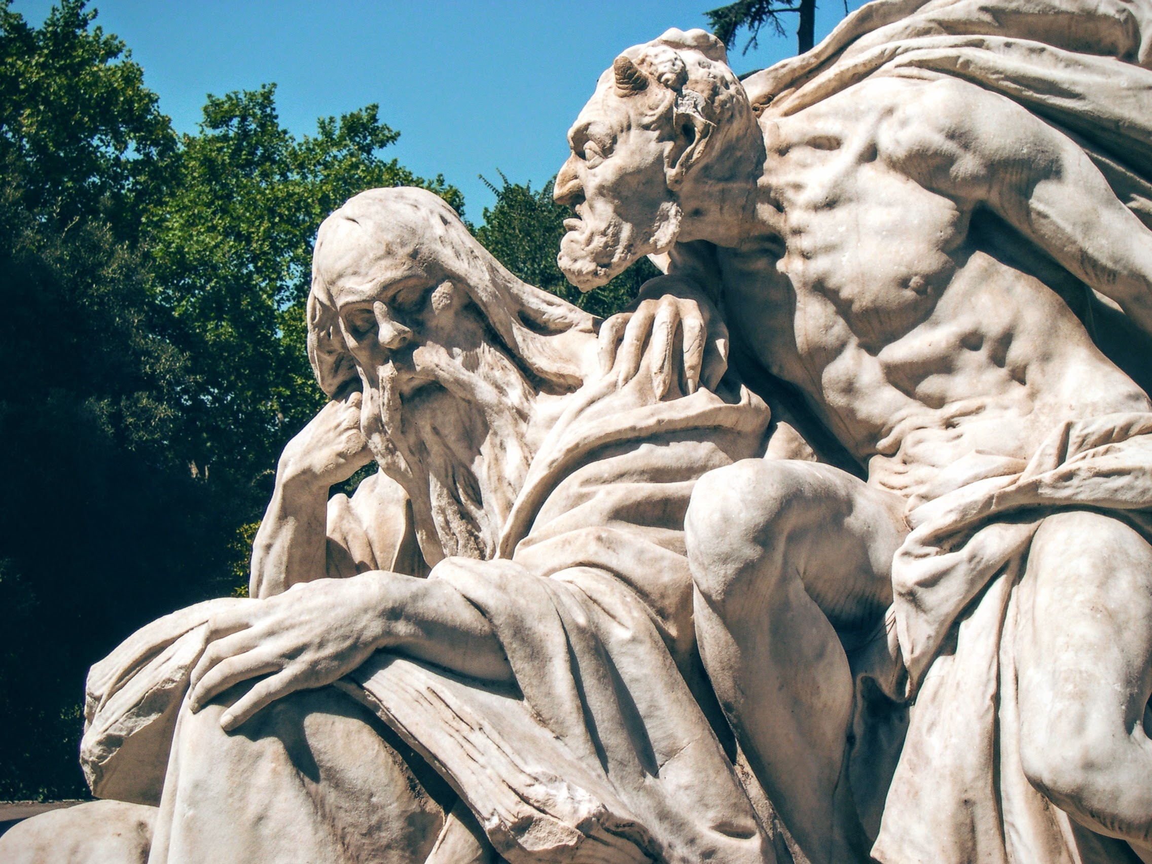 Goethe Mephistopheles Sculpture free image download