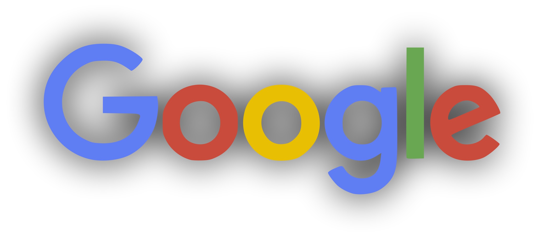 Google logo shadow free image download