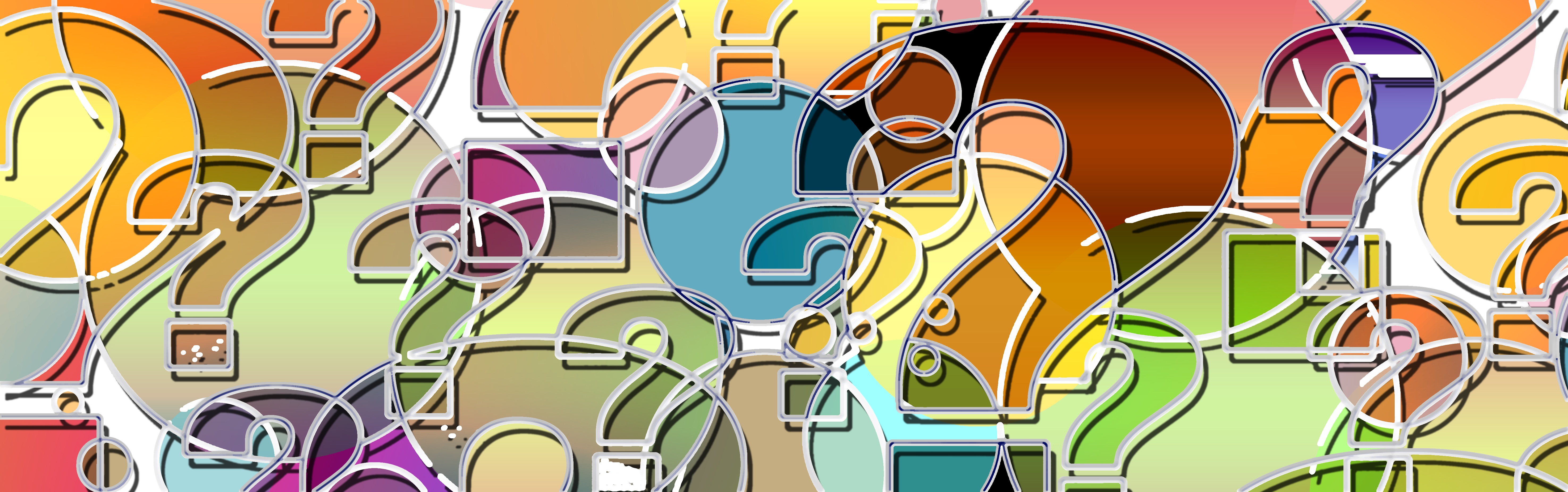 Banner header question mark free image download