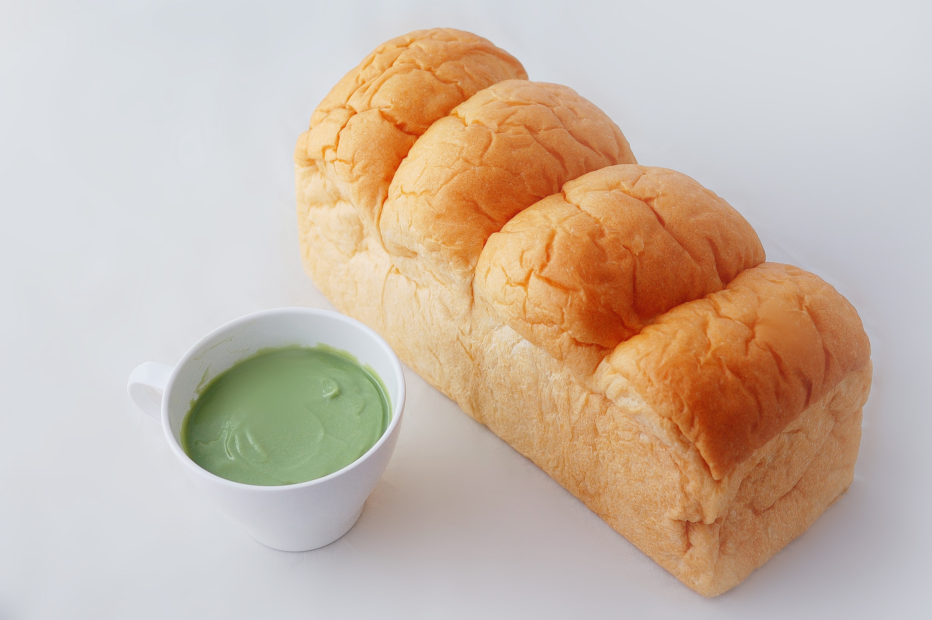 White Bread with Steamed Custard free image download