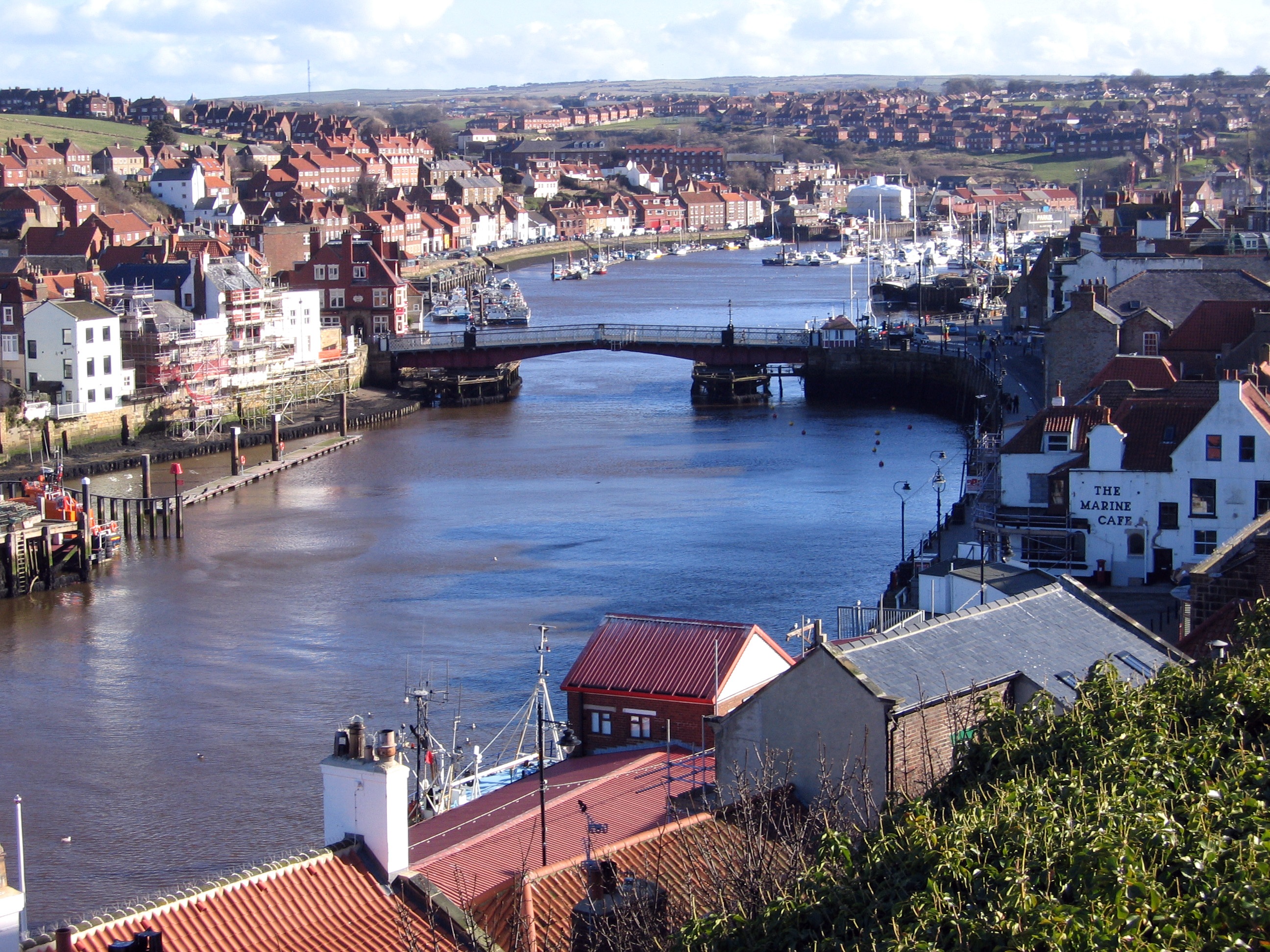 North Yorkshire Whitby Harbour free image download