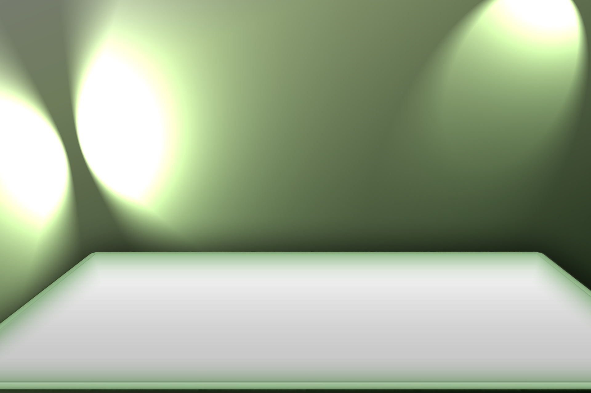 Illuminated green room with light free image download