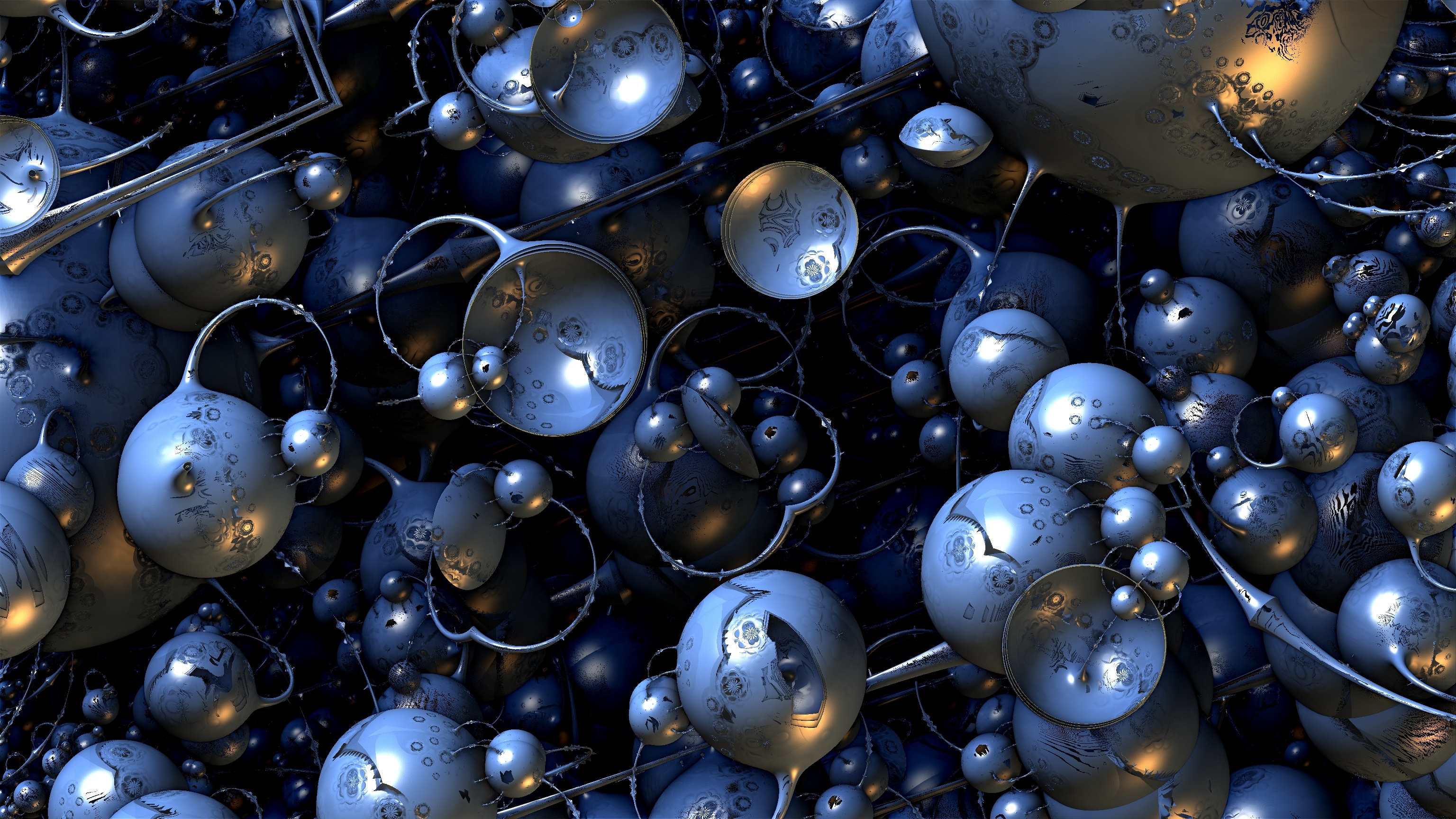Alien pods space sci fi 3d cyborg free image download