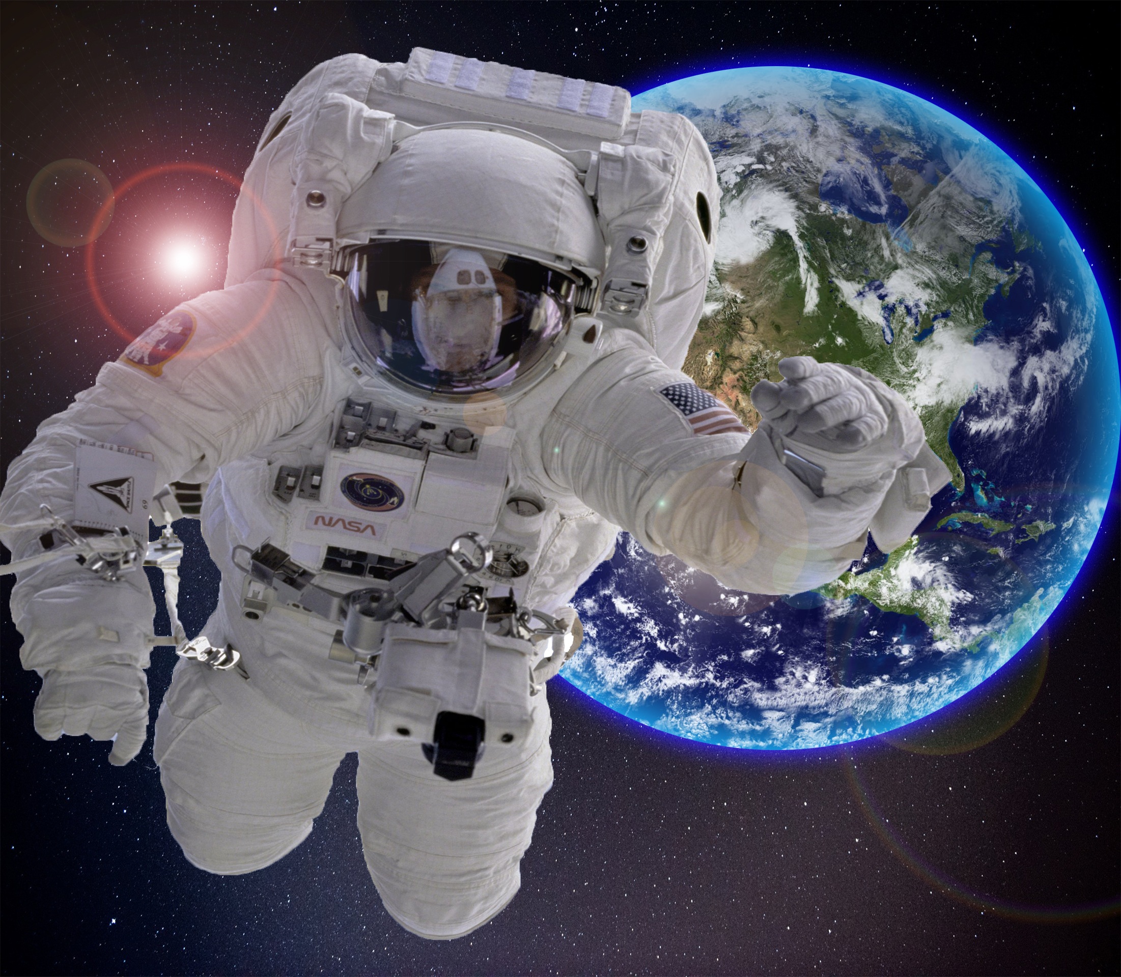 Space universe planet orbit galaxy free image download