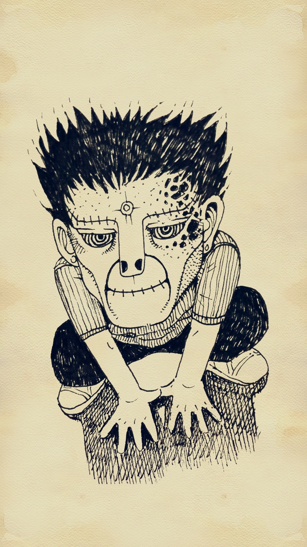 Monster bad guy fairy tale painting free image download