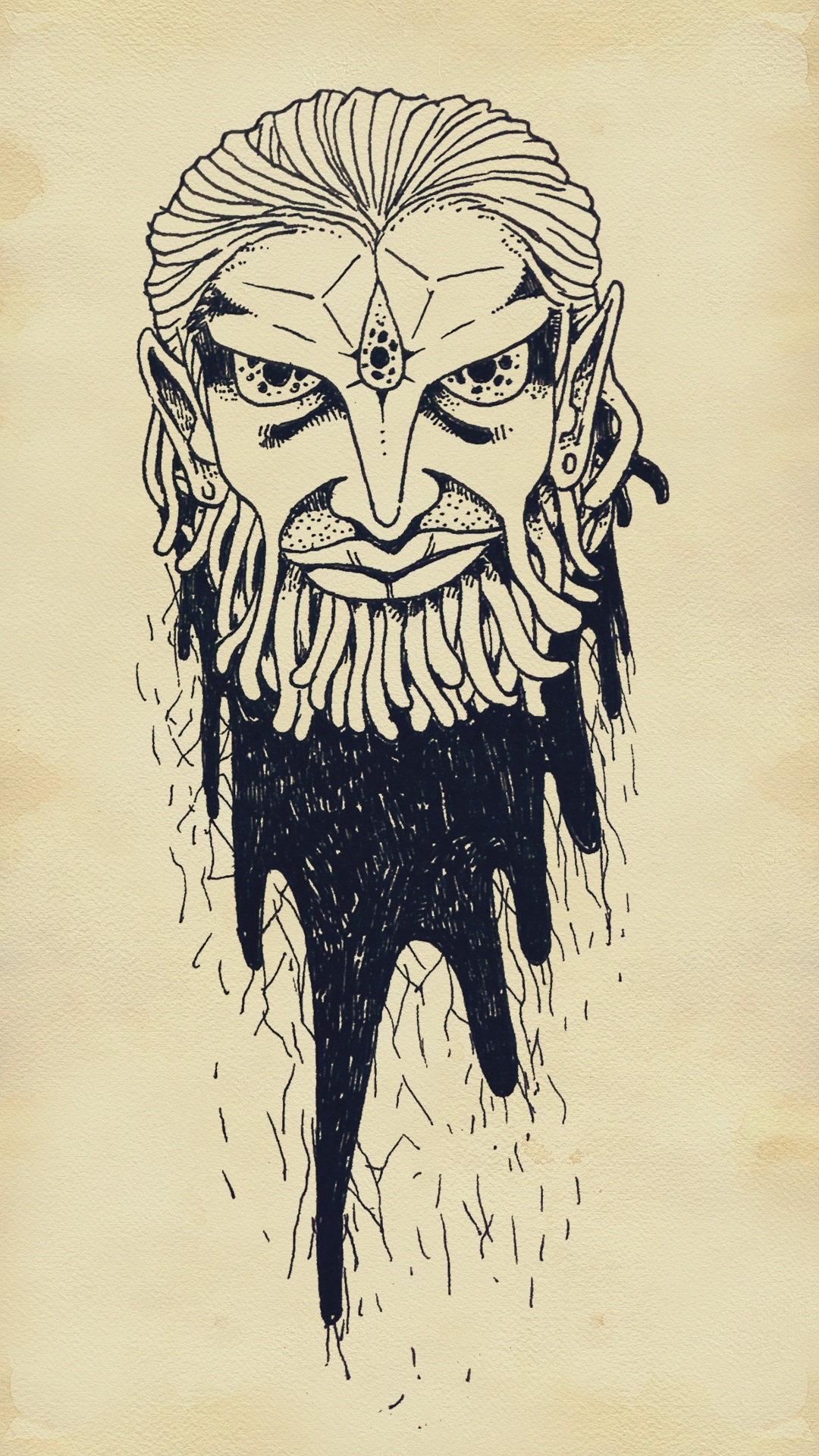 Monster bad guy fairy tale painting free image download