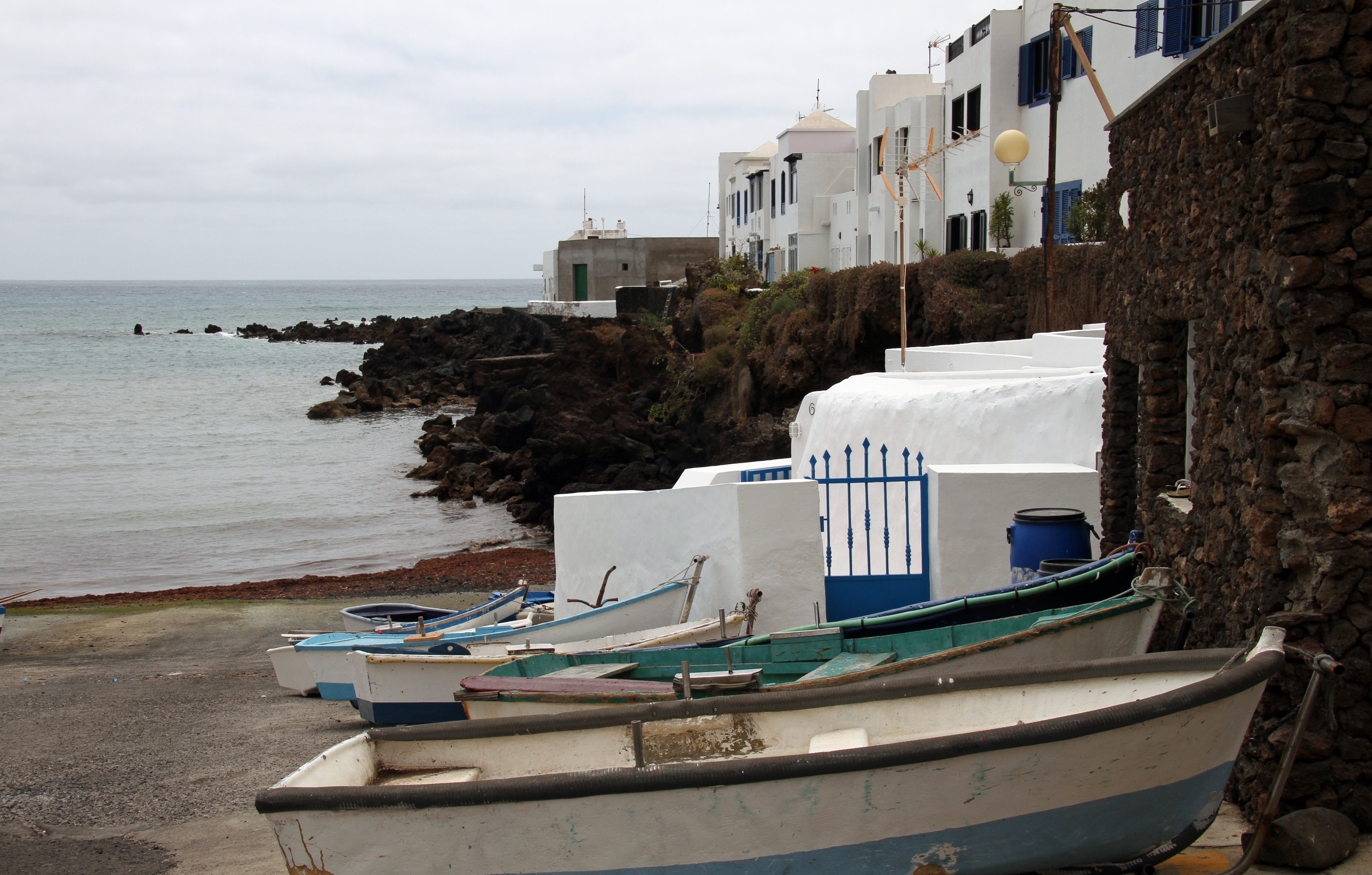 Boats Village Fishing free image download
