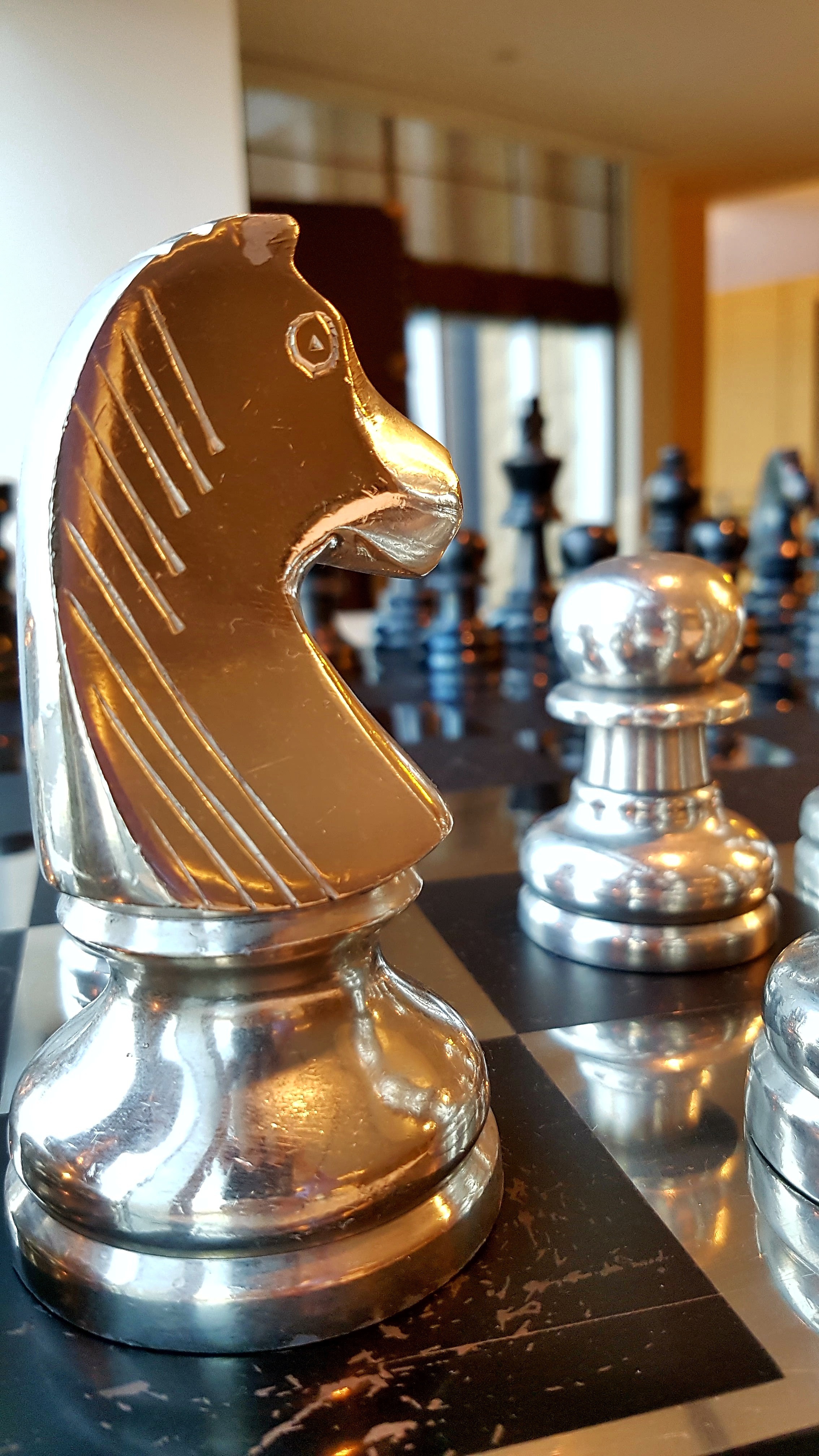 Chess Strategy Knight figure free image download