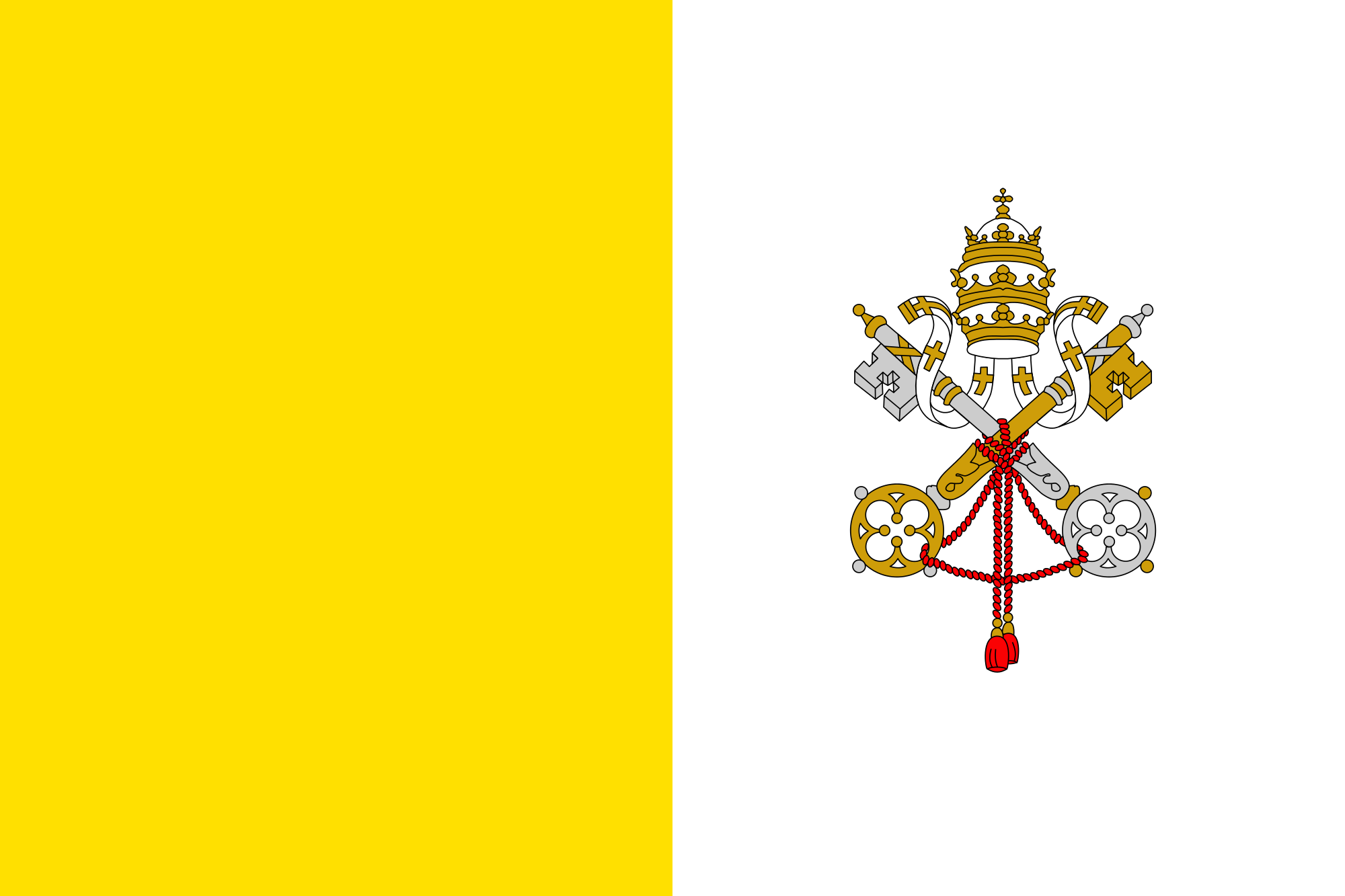 Vatican flag pope emblem free image download