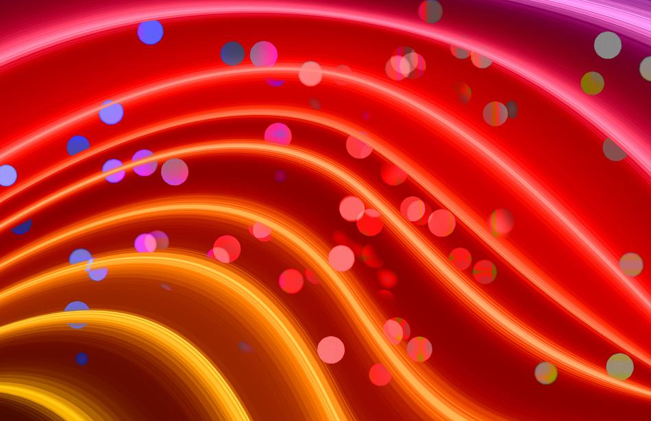 Bokeh lines wave points swing free image download