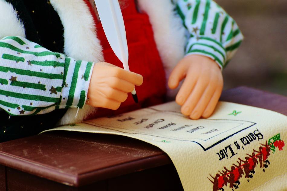 Christmas Santa Claus Wish List free image download