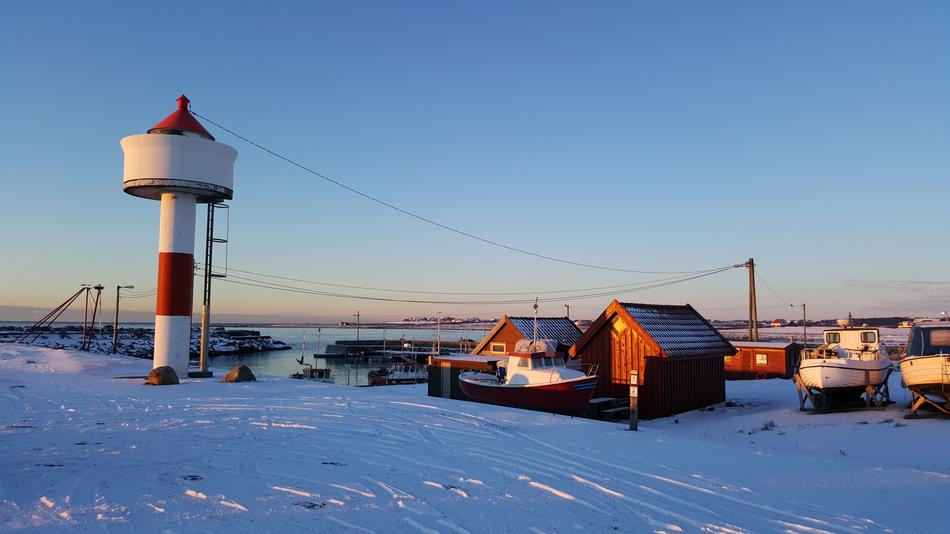 Harbour Winter Norway free image download