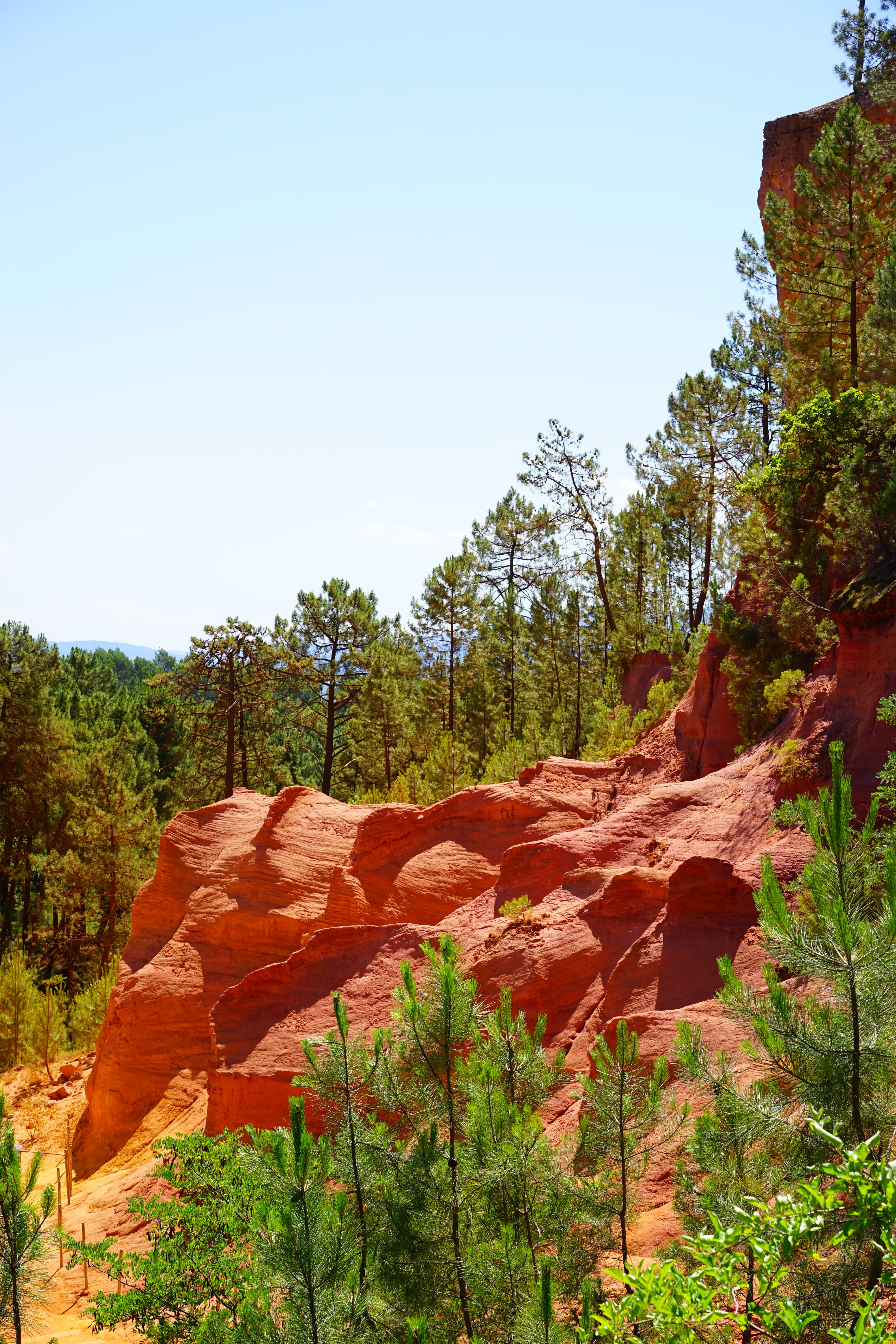 Ocher Rocks Rock Roussillon free image download