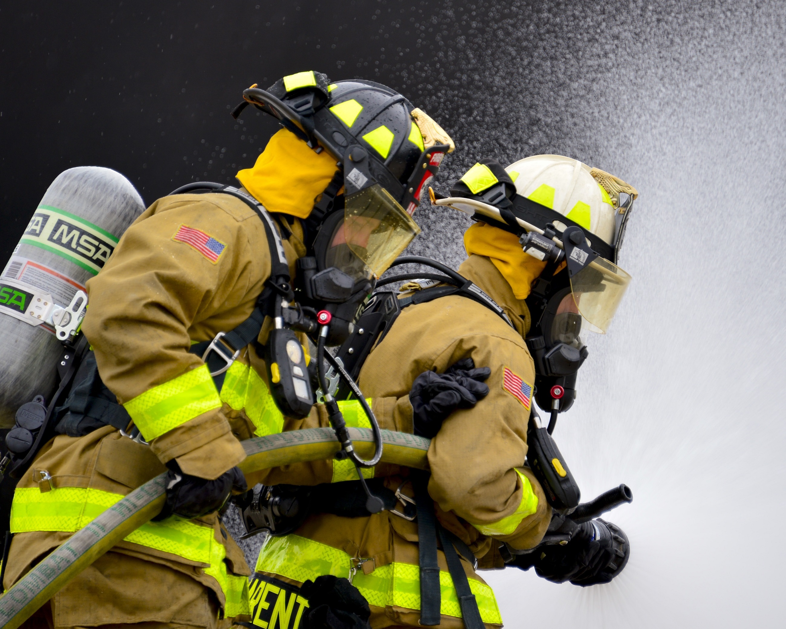 Firefighters Fire Portrait free image download
