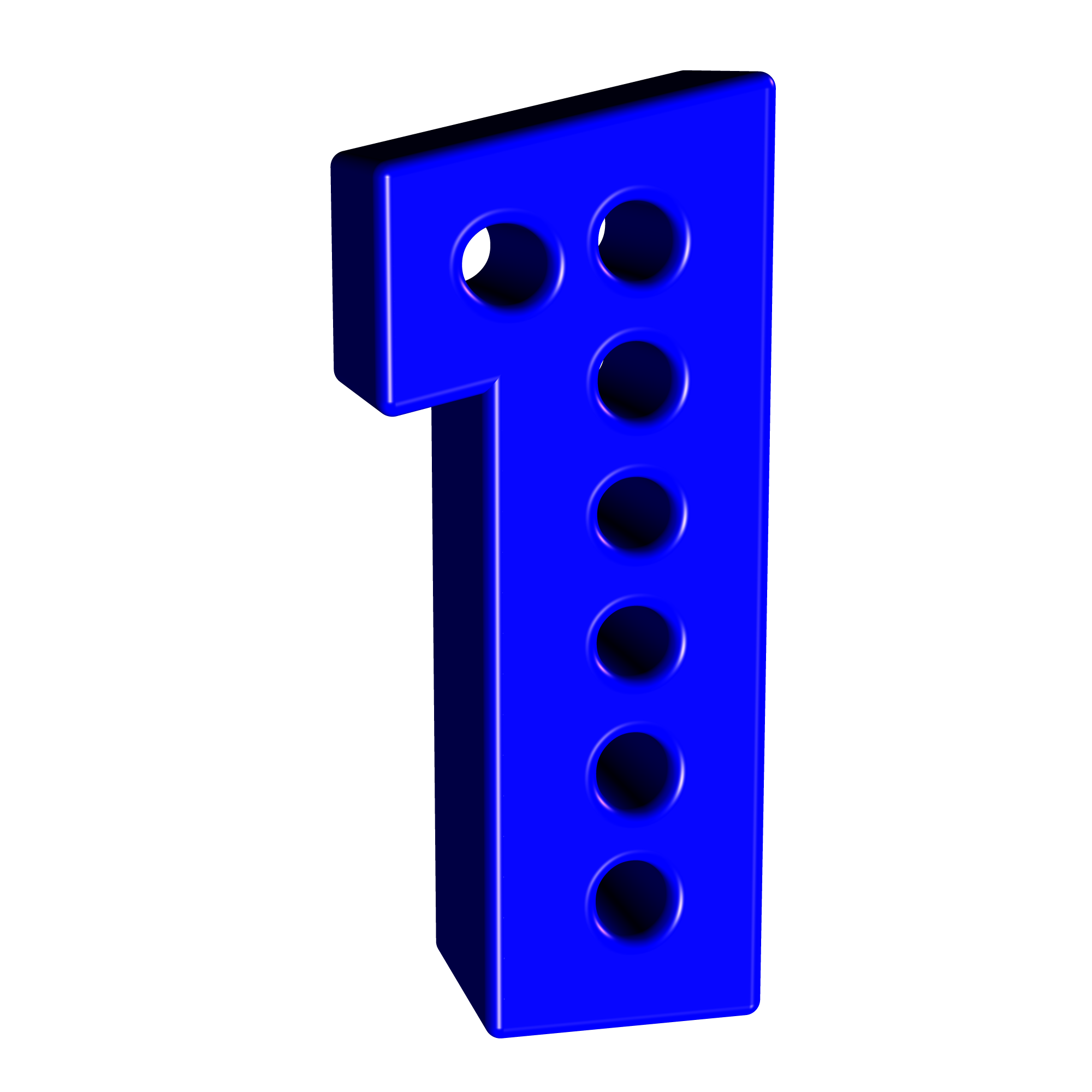 Number digit font digital 3d free image download