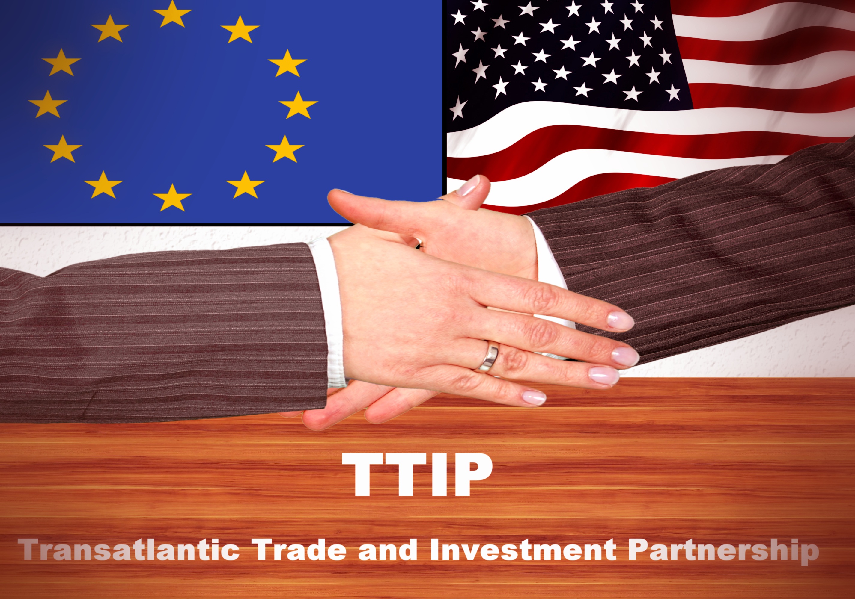 Flag hand ttip europe usa free image download