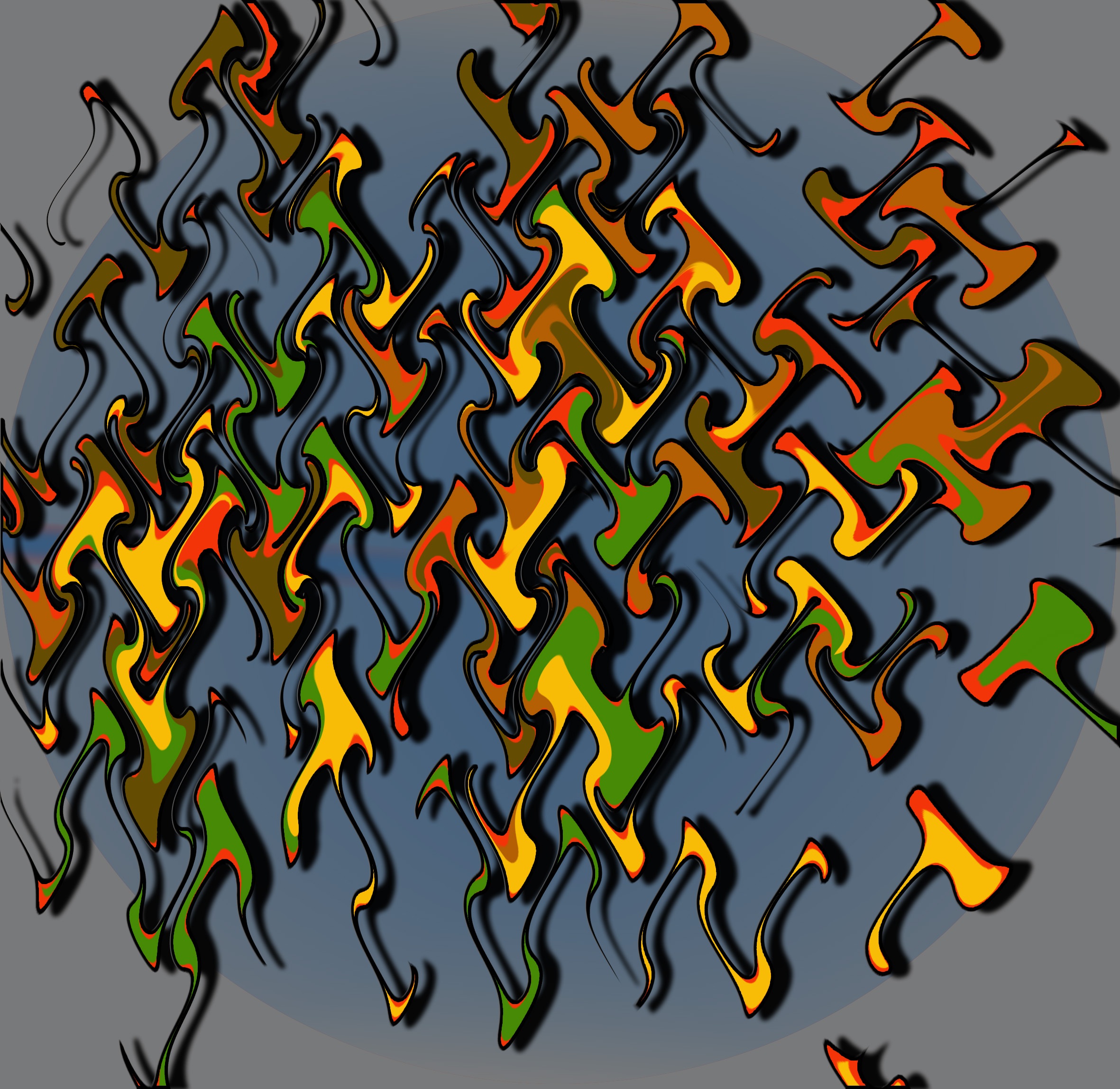 Abstract fence colors free image download