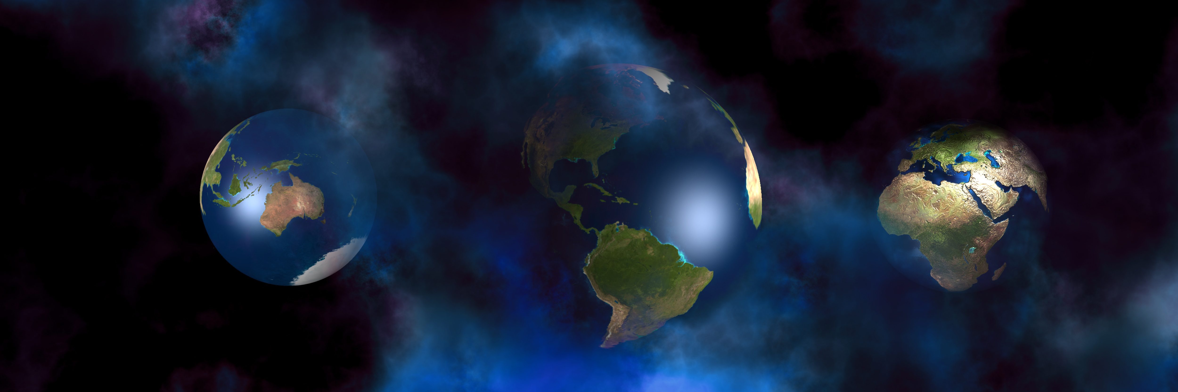 Banner header universe star earth free image download