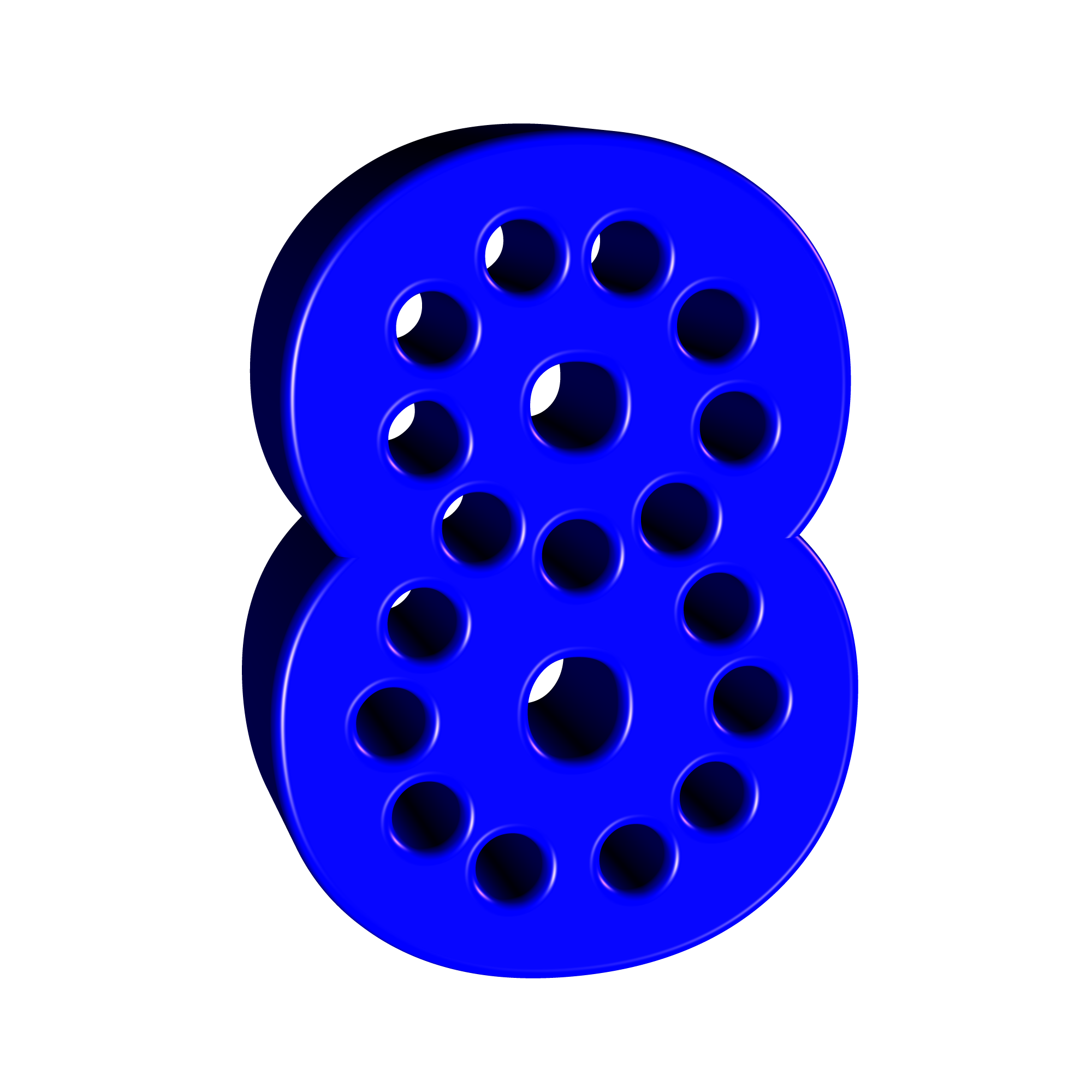 Number digit font digital 3d free image download