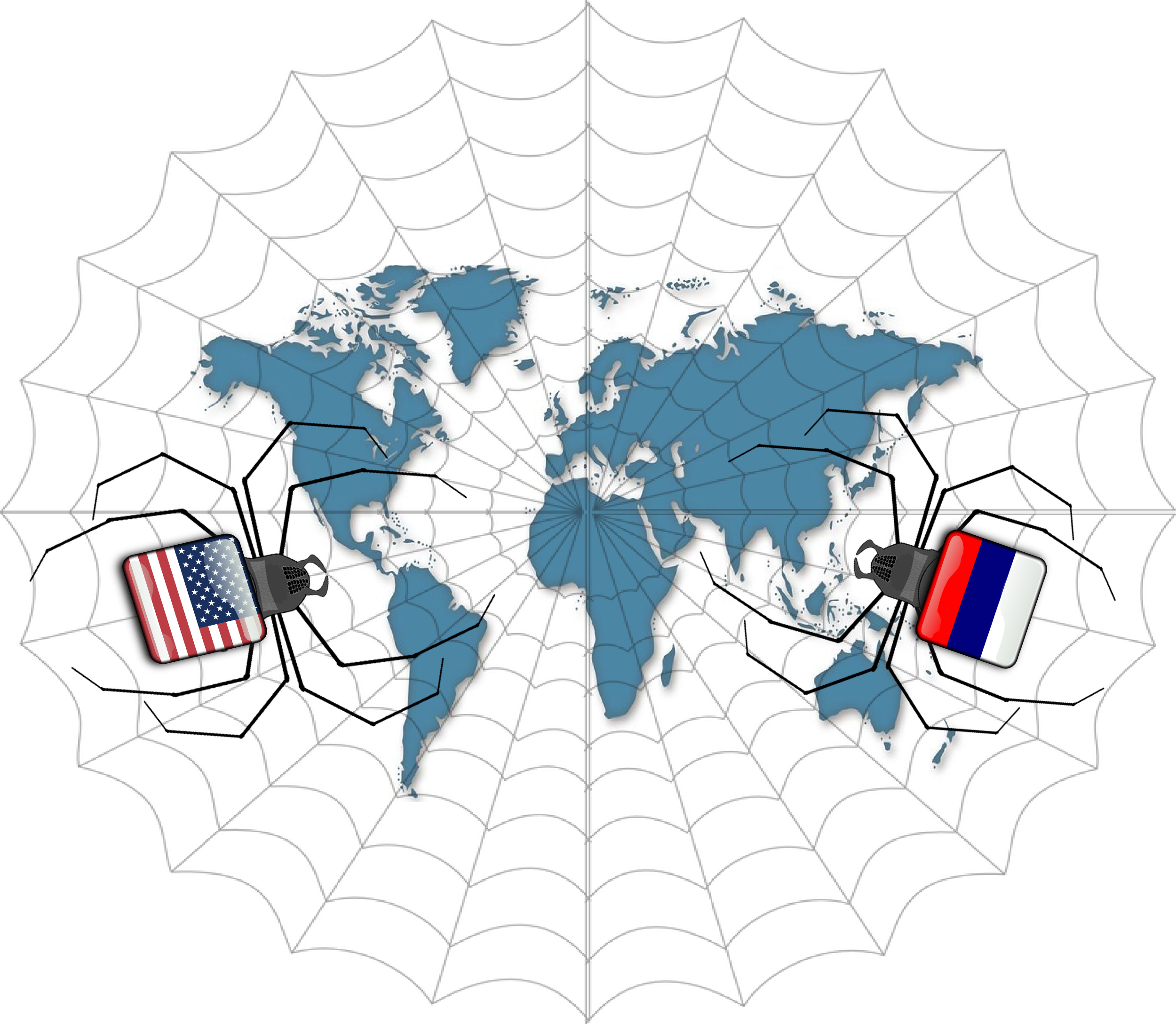 Spider map world map usa rusia free image download