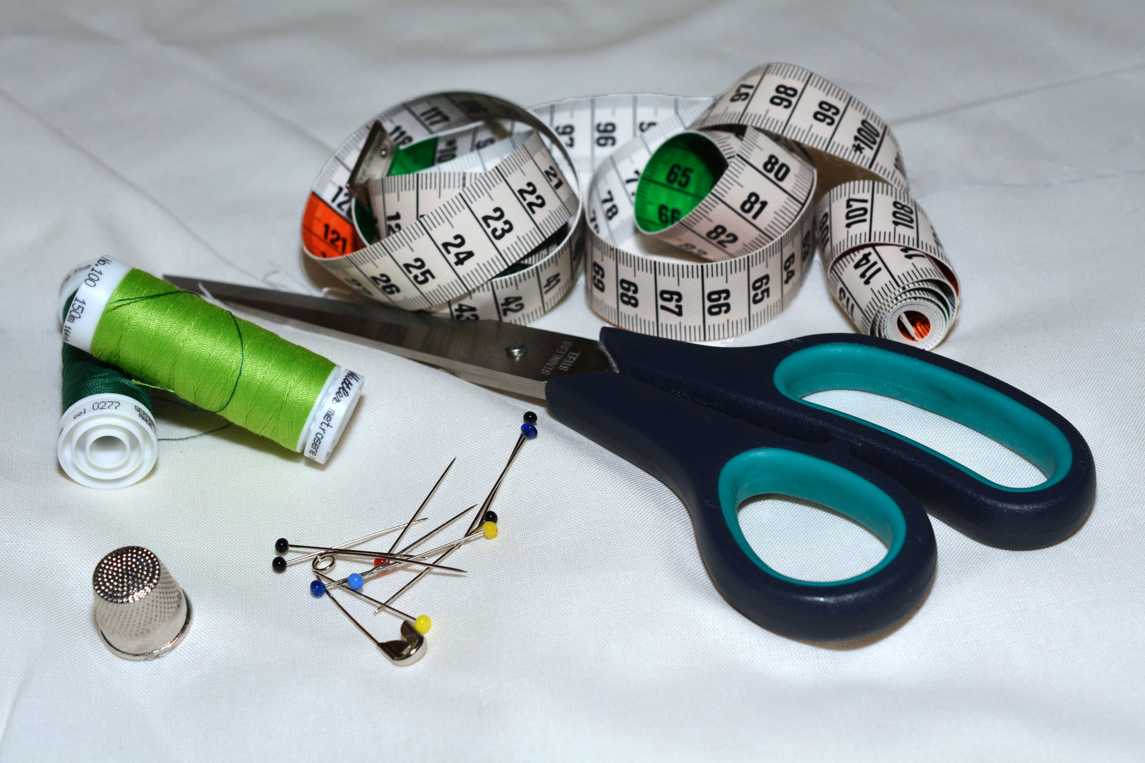 Scissors Tape Measure Thread free image download