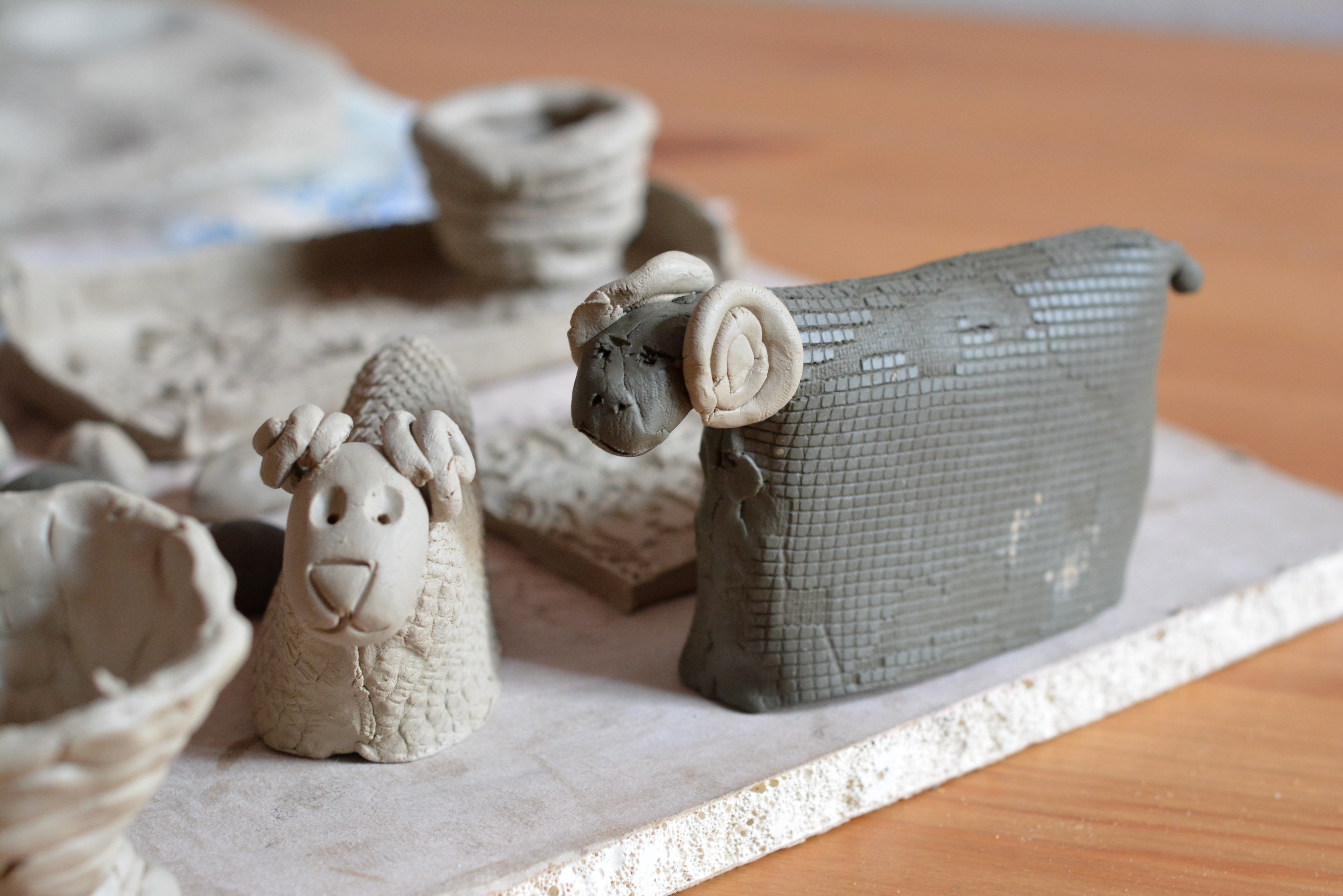 Lamb Clay Modeling free image download