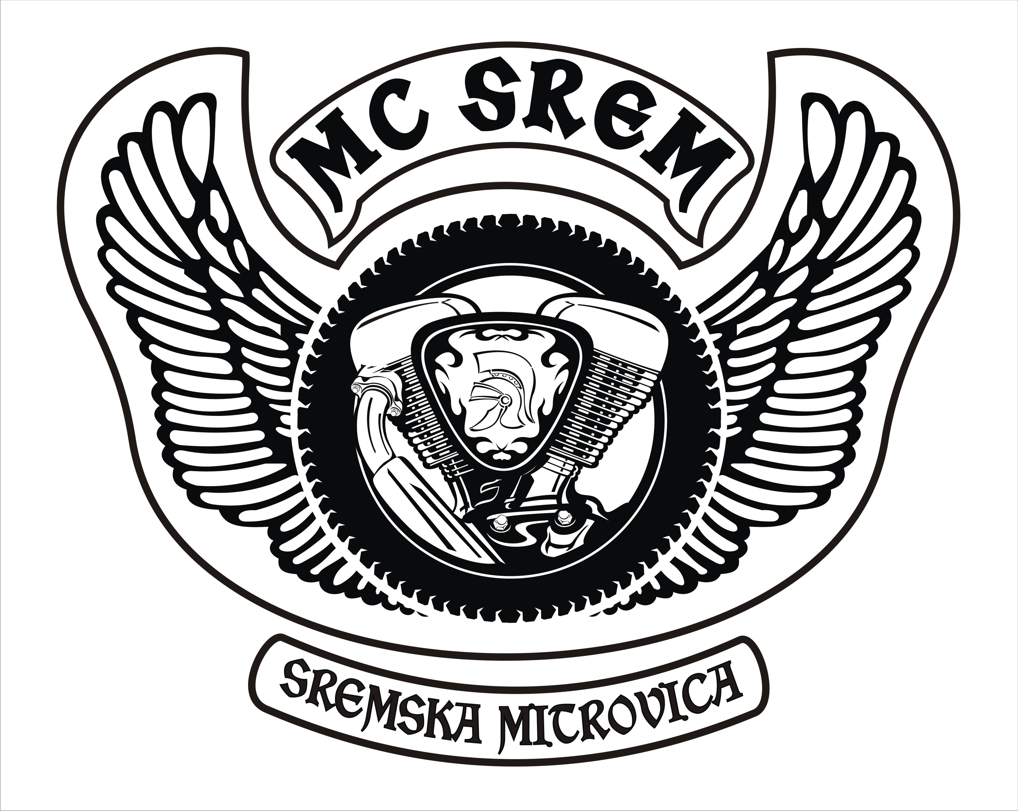 Moto club srem logo free image download