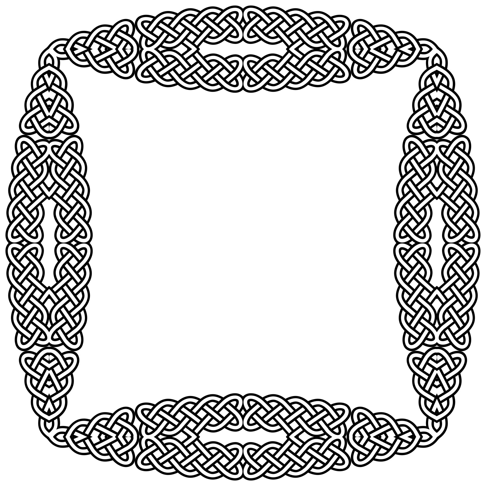 Celtic knot frame decorative free image download