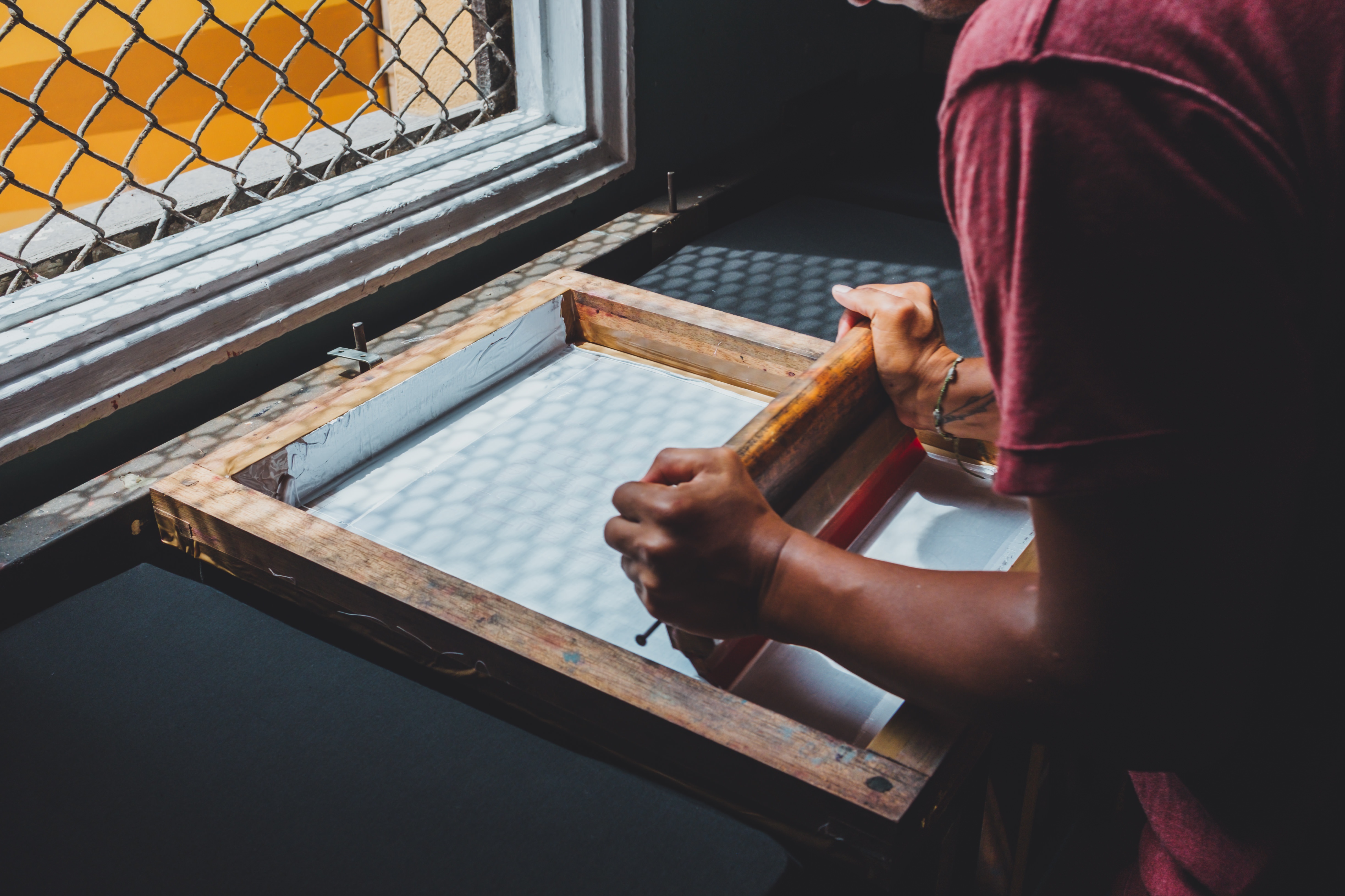 Silk Screen Screening Art free image download