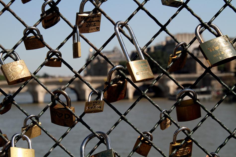 Padlocks River Lock free image download